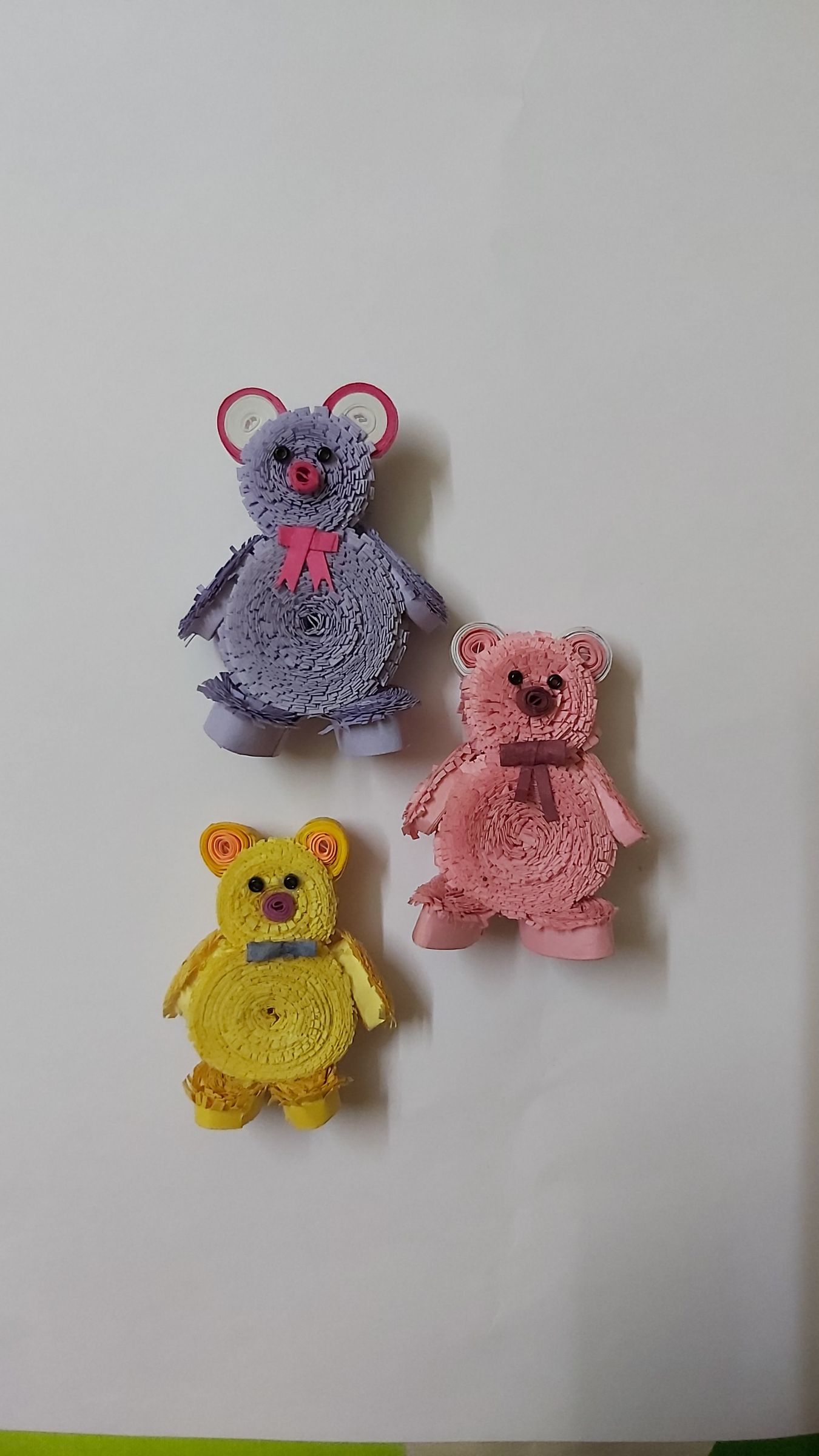 Paper Quilling Teddy Bear