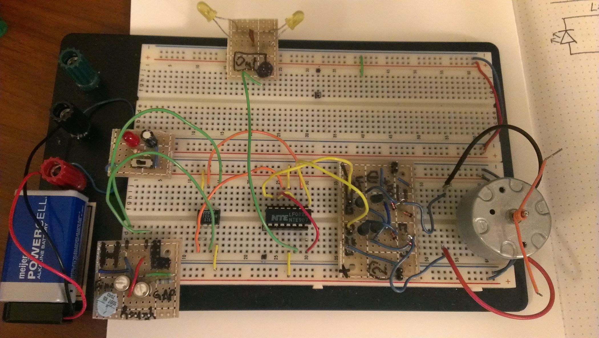 Portable Solar Tracker Project - Circuit Design and Breadboarding : 5 ...