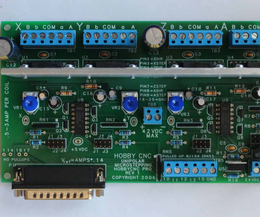 HobbyCNC 4-Axis Stepper Motor Driver Board : 23 Steps - Instructables