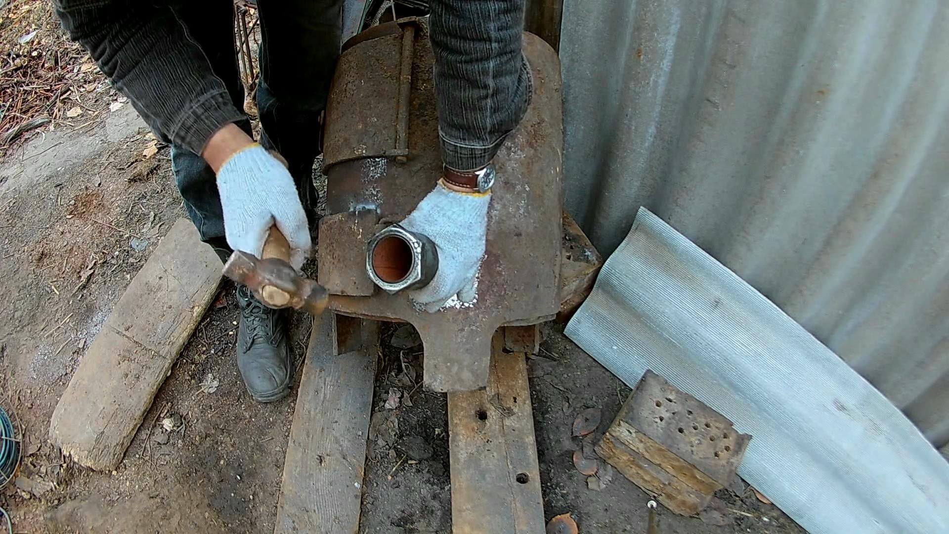 Smelting Furnace. Project "Big Smelter". Making Outer Skin - Part 1 of ...