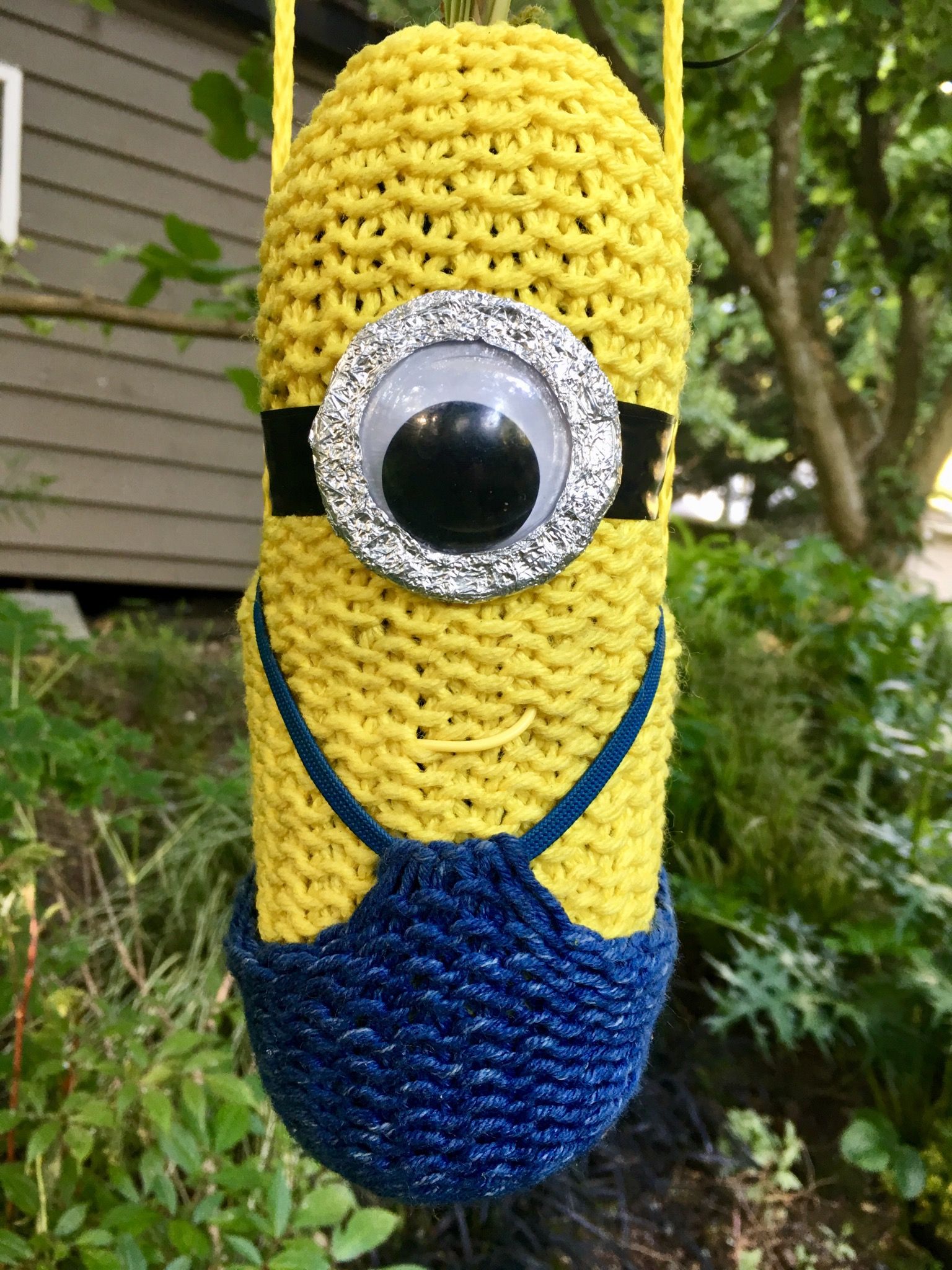 Hanging Minion Planter Bag With Growing Hair. : 12 Steps (with Pictures ...