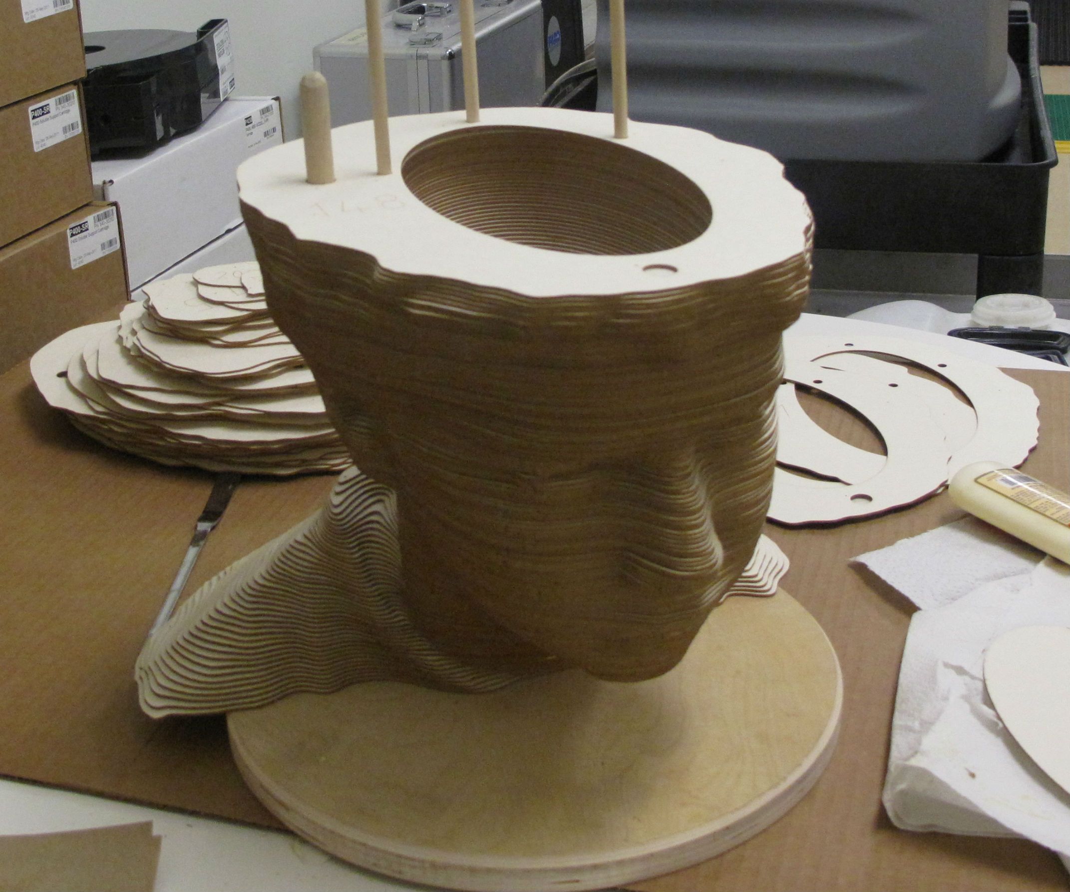 Making a Cardboard Head With a Secret Hiding Spot : 8 Steps (with ...