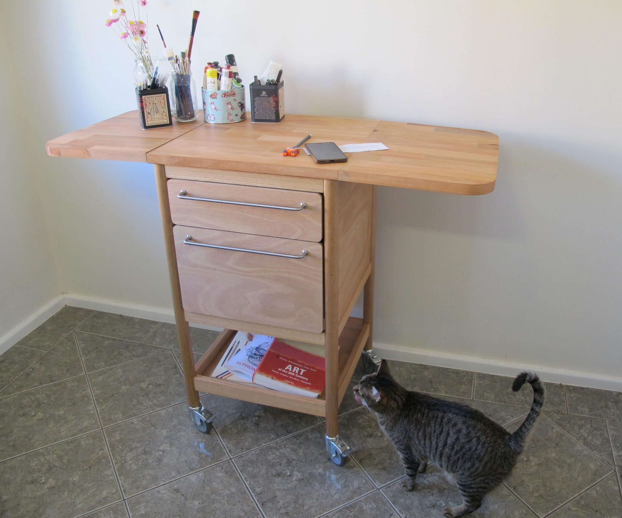 Mobile Folding Craft Station : 15 Steps (with Pictures) - Instructables