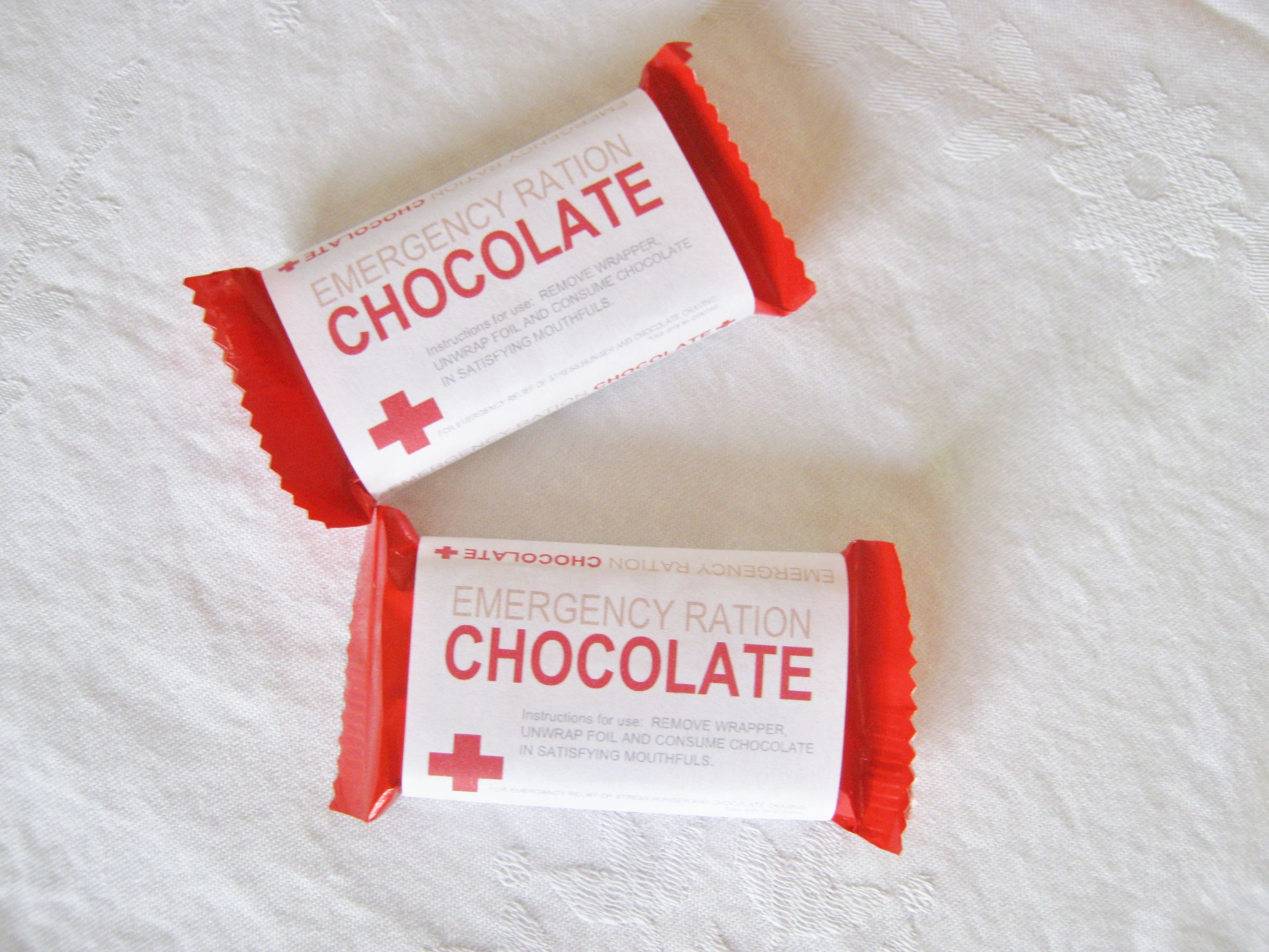 Emergency Chocolate Rations - Simple Holiday Gift : 5 Steps - Instructables