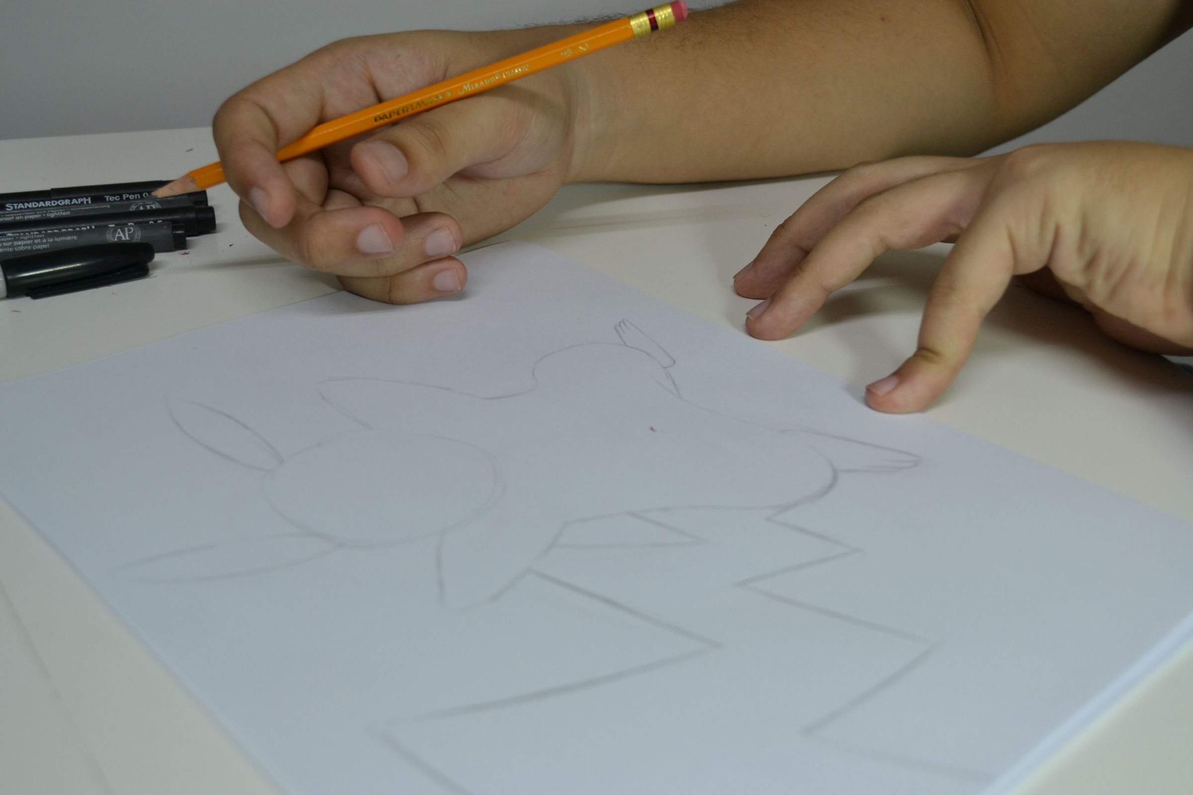 How to Draw a Pointillism Pikachu : 6 Steps - Instructables