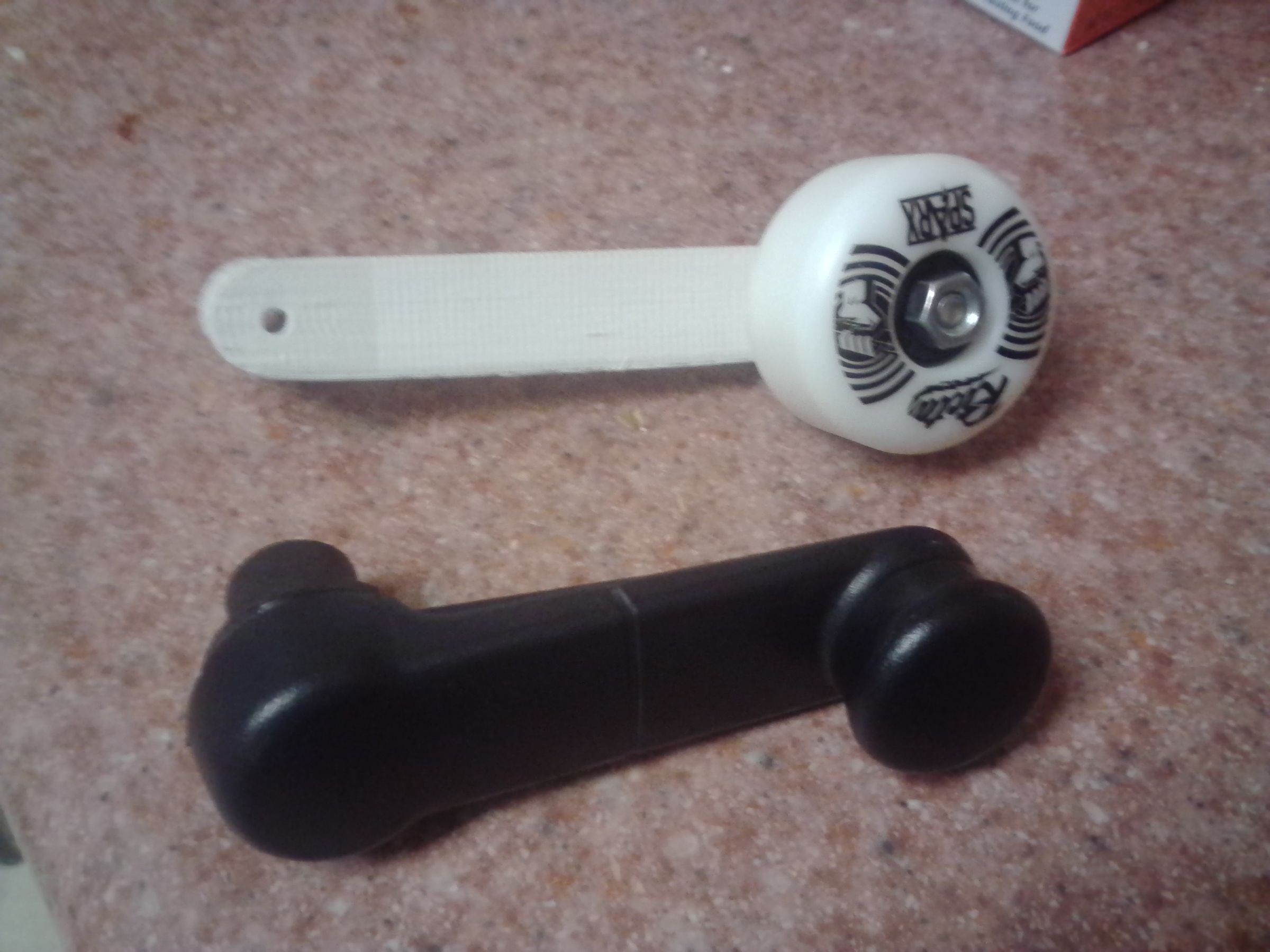 Custom Window Winder Using Skateboard Wheels : 4 Steps (with Pictures ...