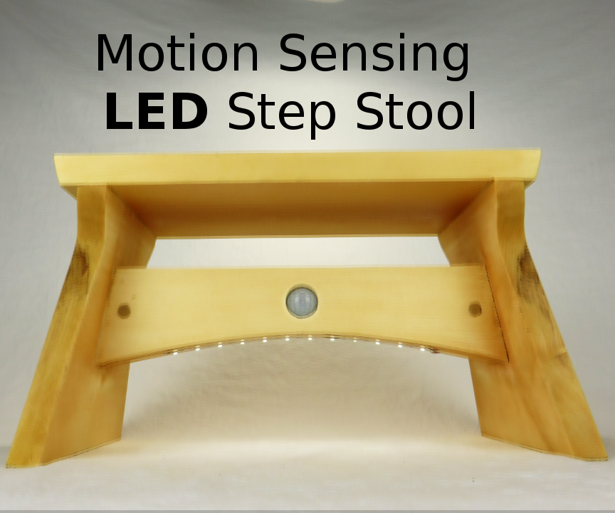 Motion Sensing LED Step Stool : 5 Steps (with Pictures) - Instructables