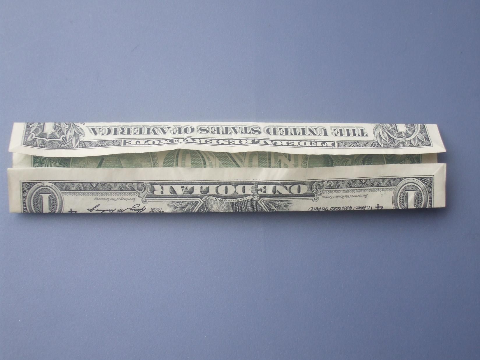 Make a Dollar Bill Cancer Ribbon : 8 Steps - Instructables