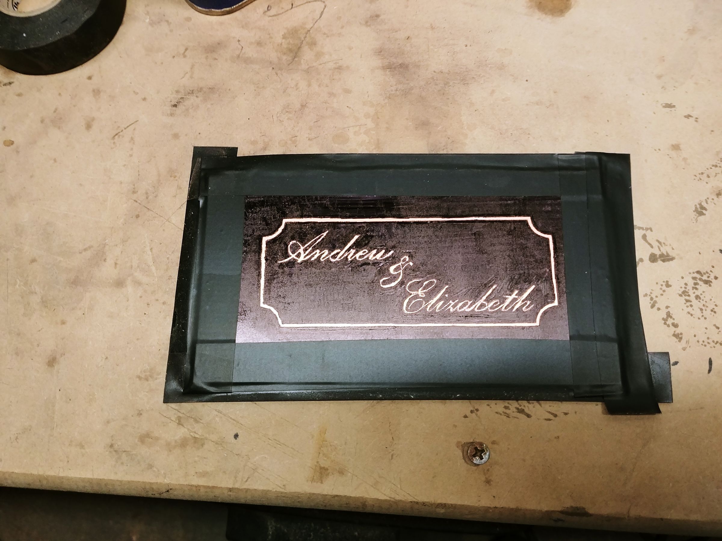 Slide Top Box With Copper Etched Plaque : 11 Steps (with Pictures ...