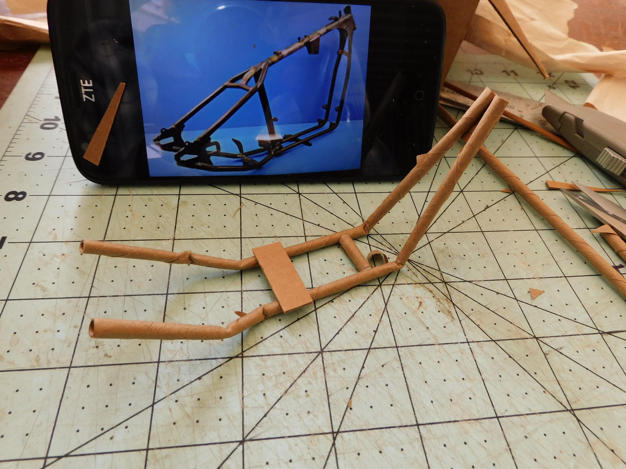 Cardboard Model Harley-Davidson Motorcycle : 12 Steps (with Pictures ...