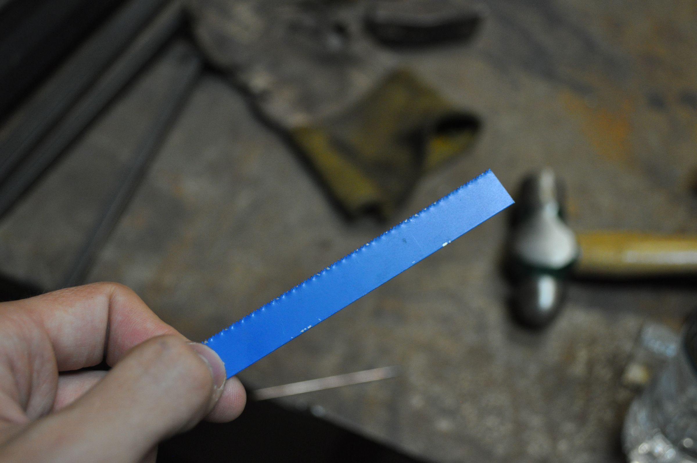 Make a Simple Lock Pick From an Old Hack Saw Blade : 3 Steps ...