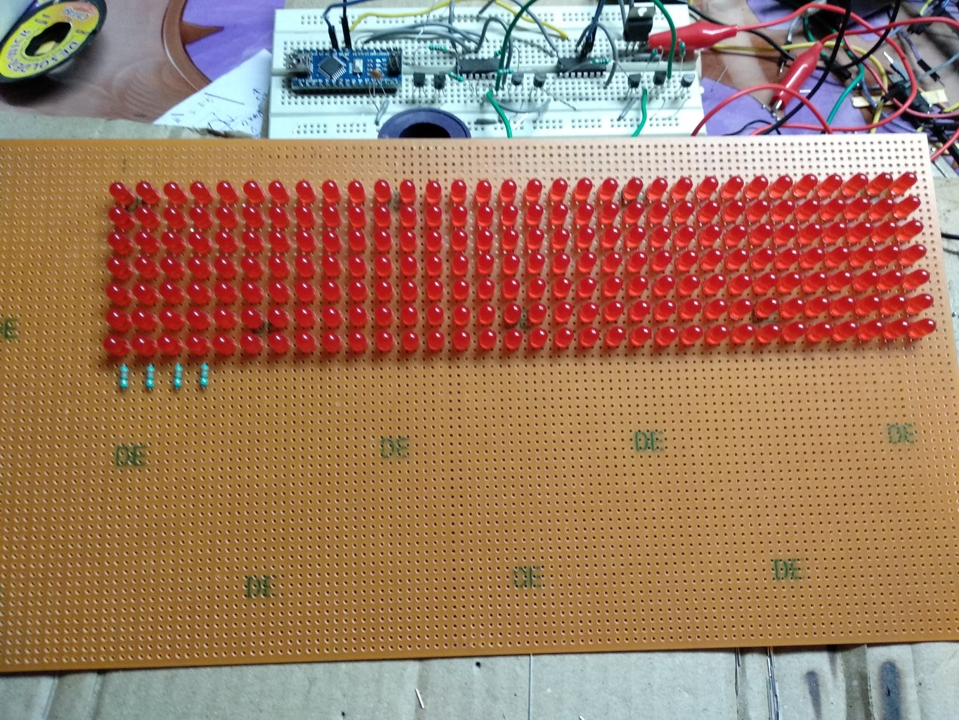 Diy Led Dot Matrix Scrolling Display Using Arduino 6 Steps