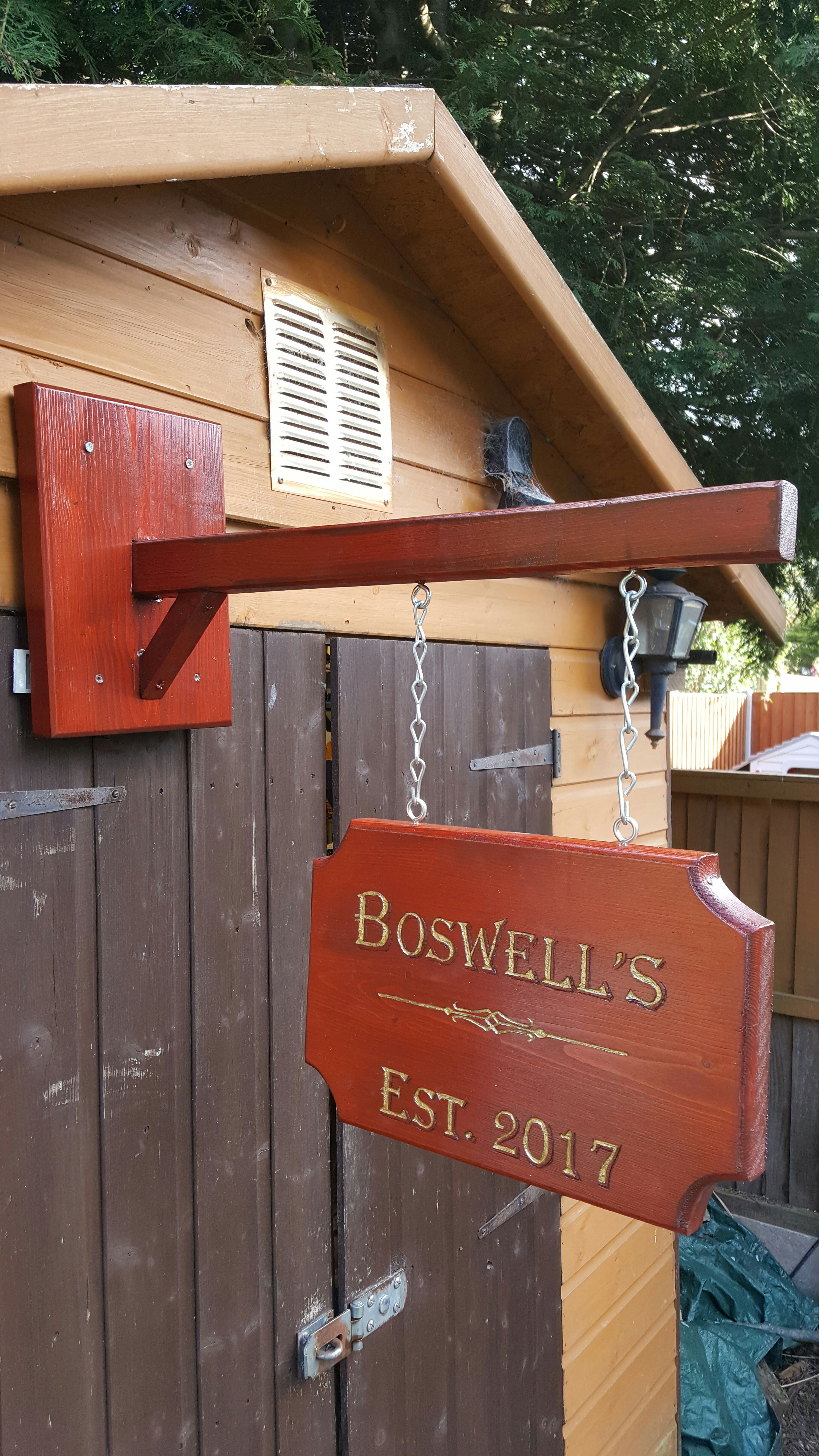 Hand Carved Hanging Bar Sign : 5 Steps (with Pictures) - Instructables