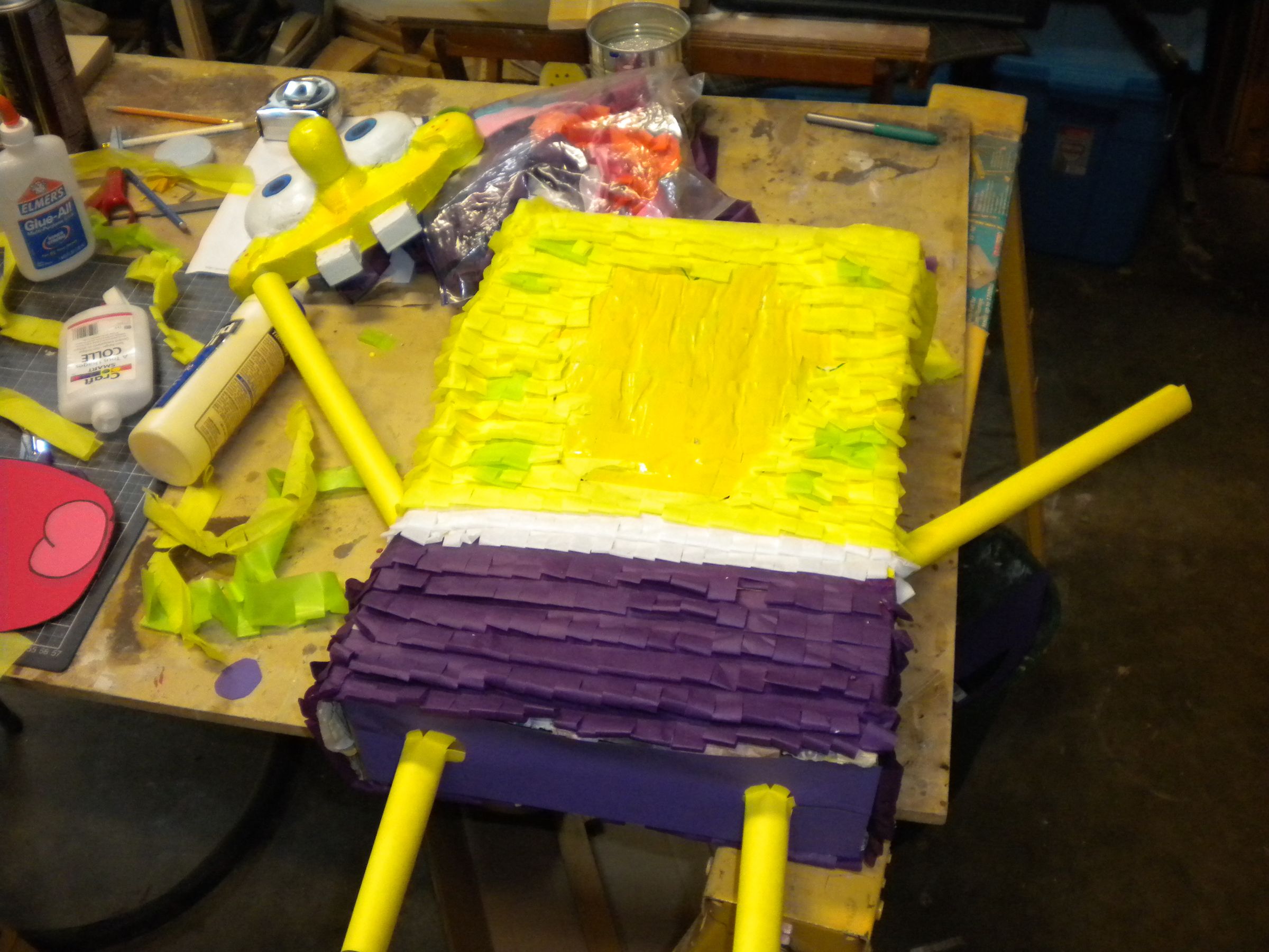 Spongebob Squarepants Pinata : 10 Steps (with Pictures) - Instructables