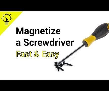 How to Magnetize a Screwdriver at Home : 5 Steps (with Pictures ...