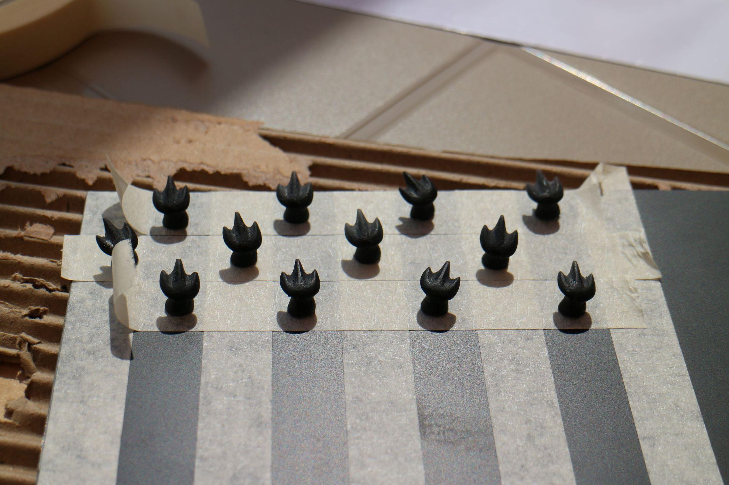 Shark Scale Inspired Portable Miniature Checkers : 10 Steps (with ...