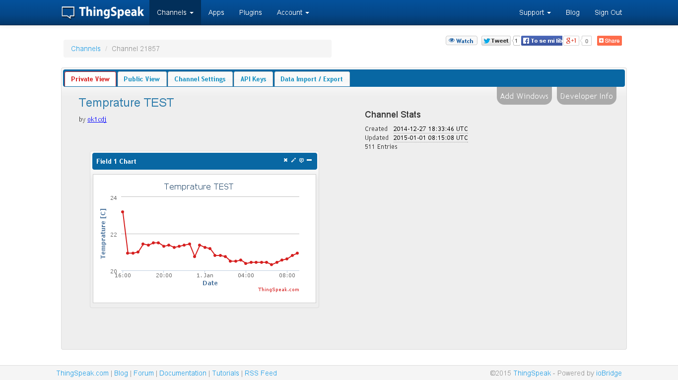 Low Cost WIFI Temperature (DS18B20) Data Logger Based on ESP8266 With Connectivity to Thingspeak ...