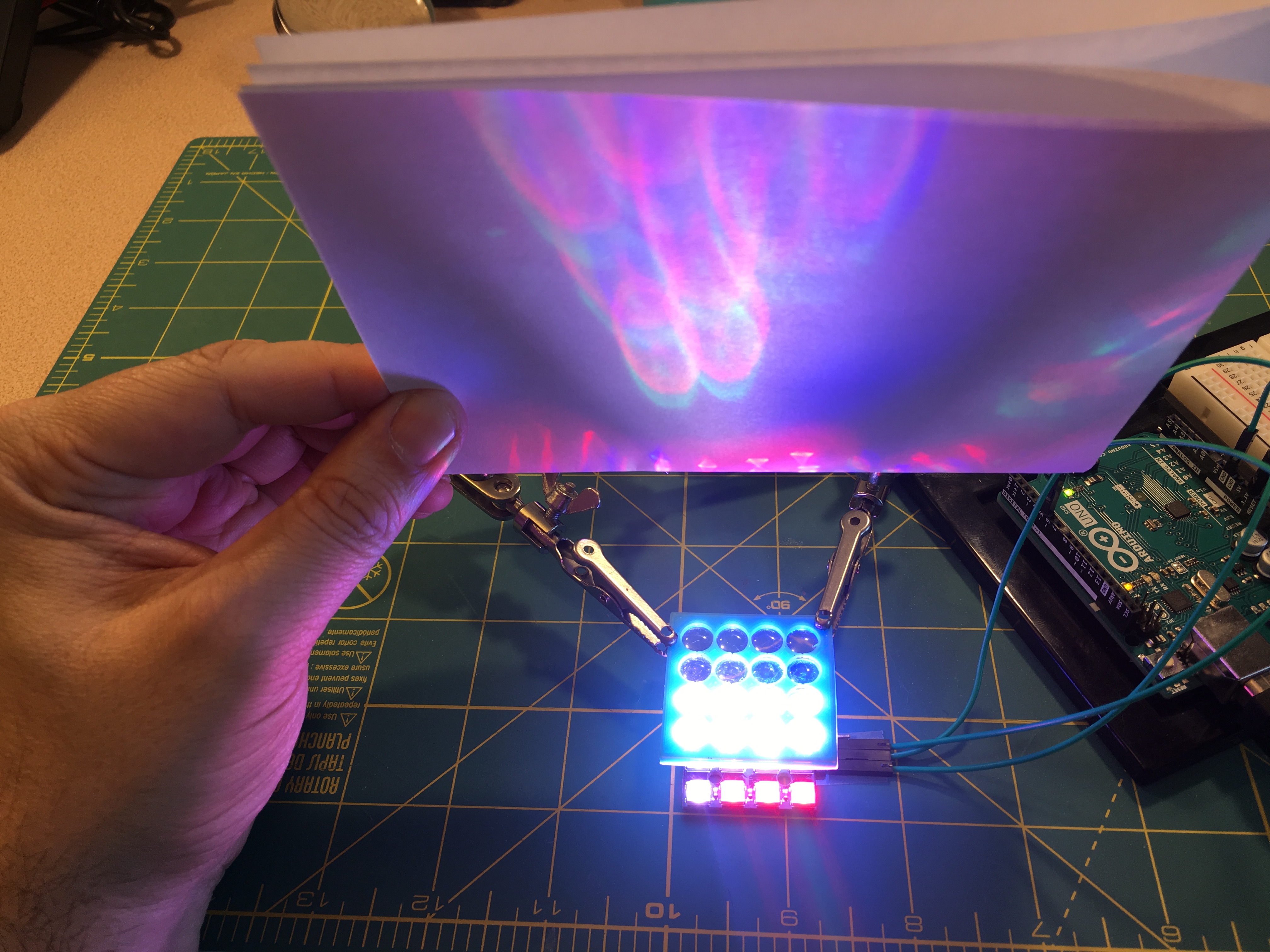 Build an Arduino LED Matrix With Concentrating Lenses : 7 Steps ...