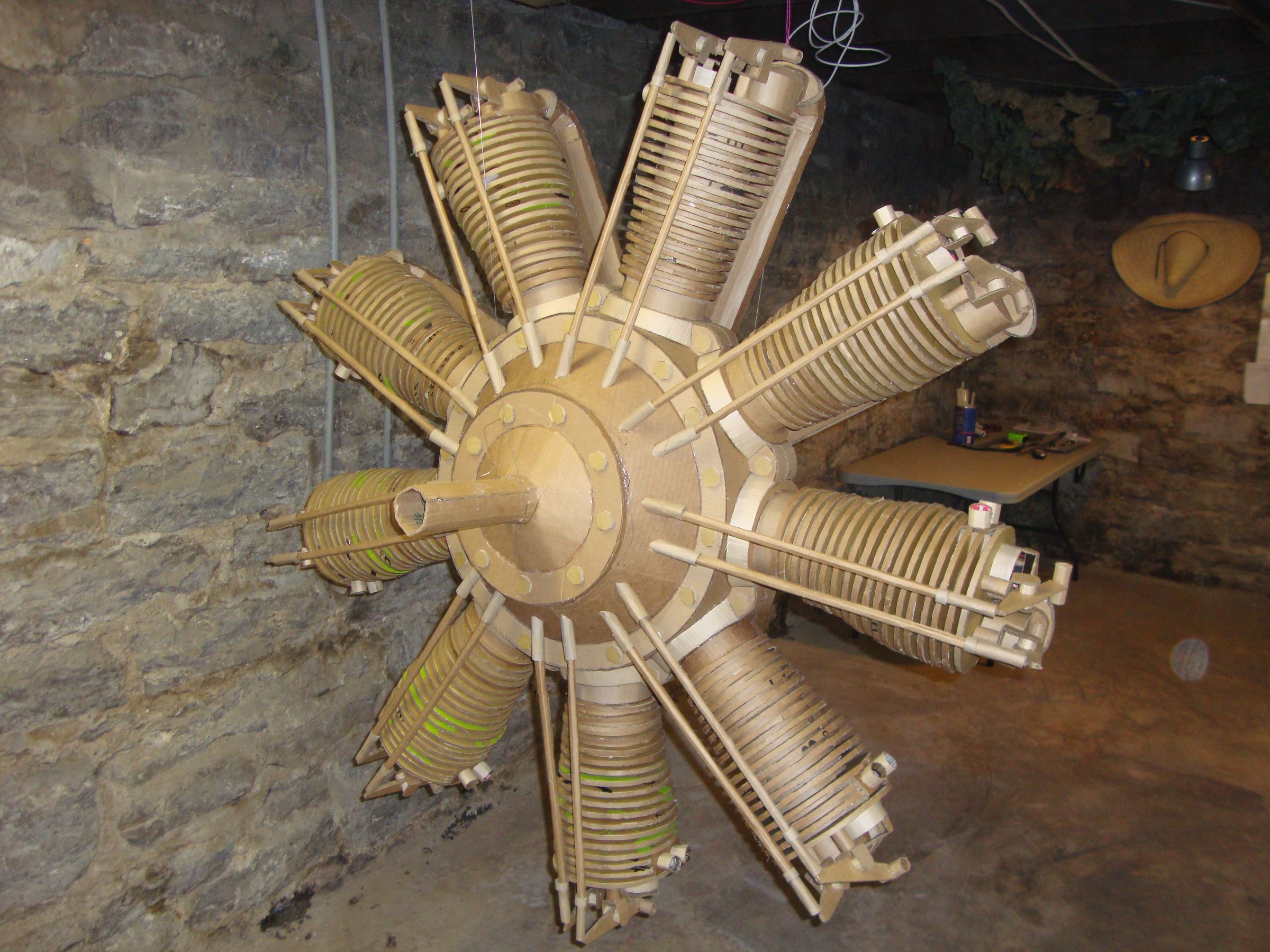 Cardboard Ww1 Airplane Engine : 17 Steps (with Pictures) - Instructables