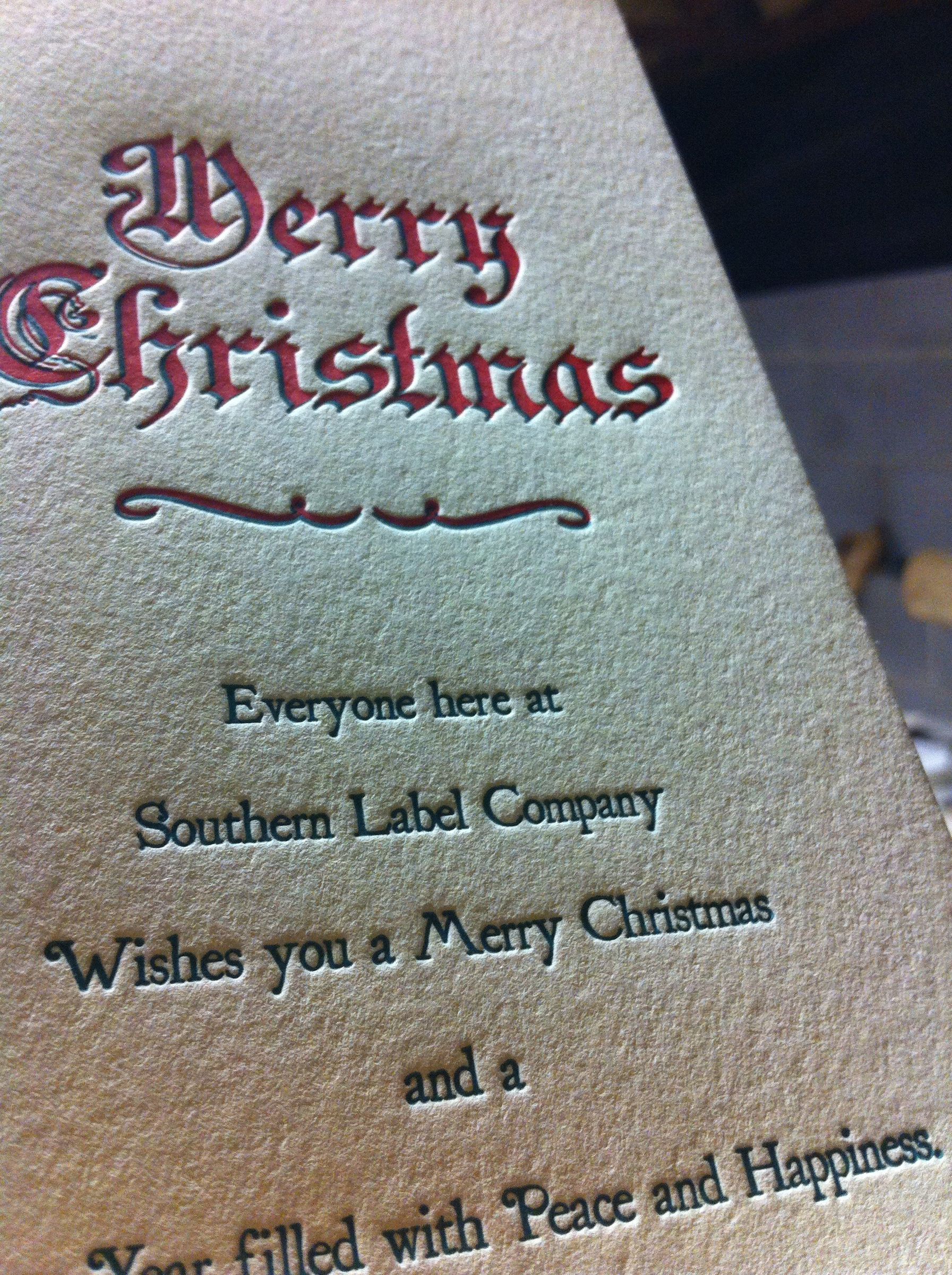 Letterpress Christmas Card : 4 Steps - Instructables