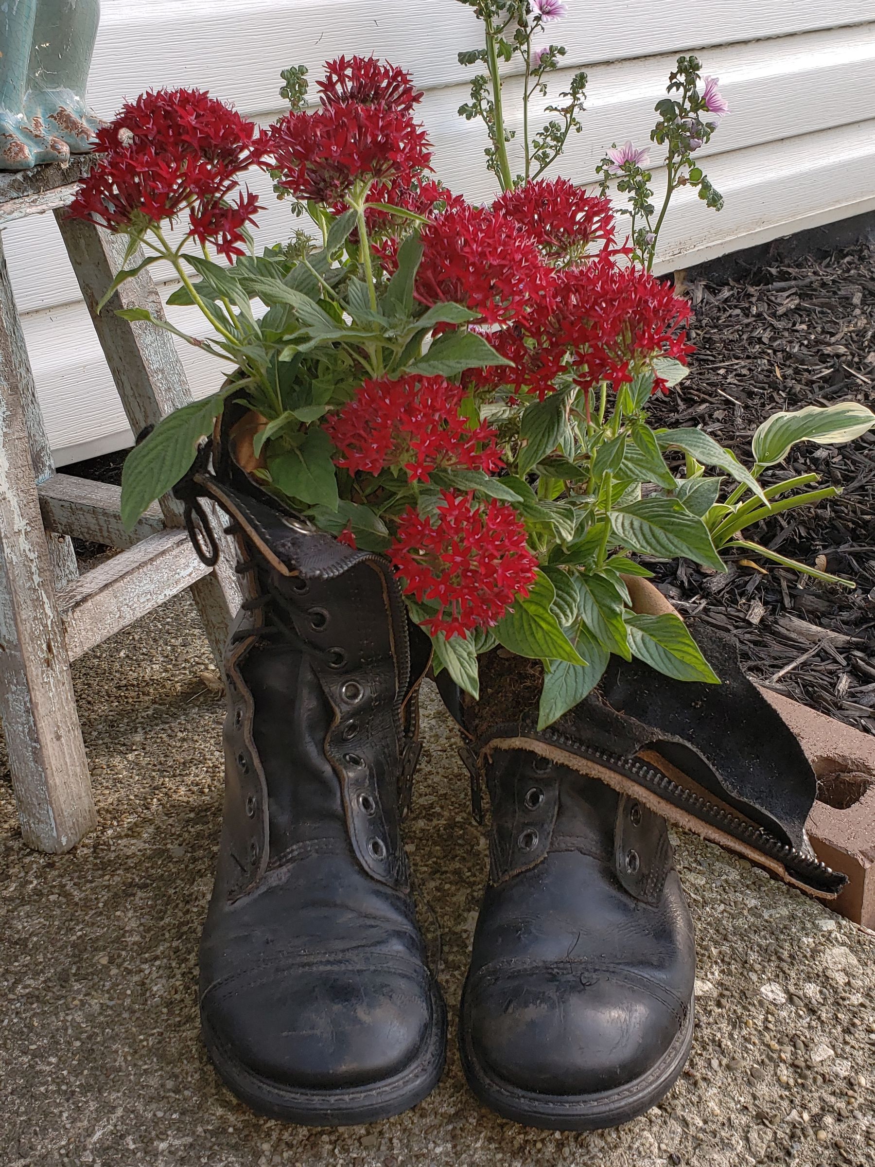 Old Boot Planters : 7 Steps (with Pictures) - Instructables