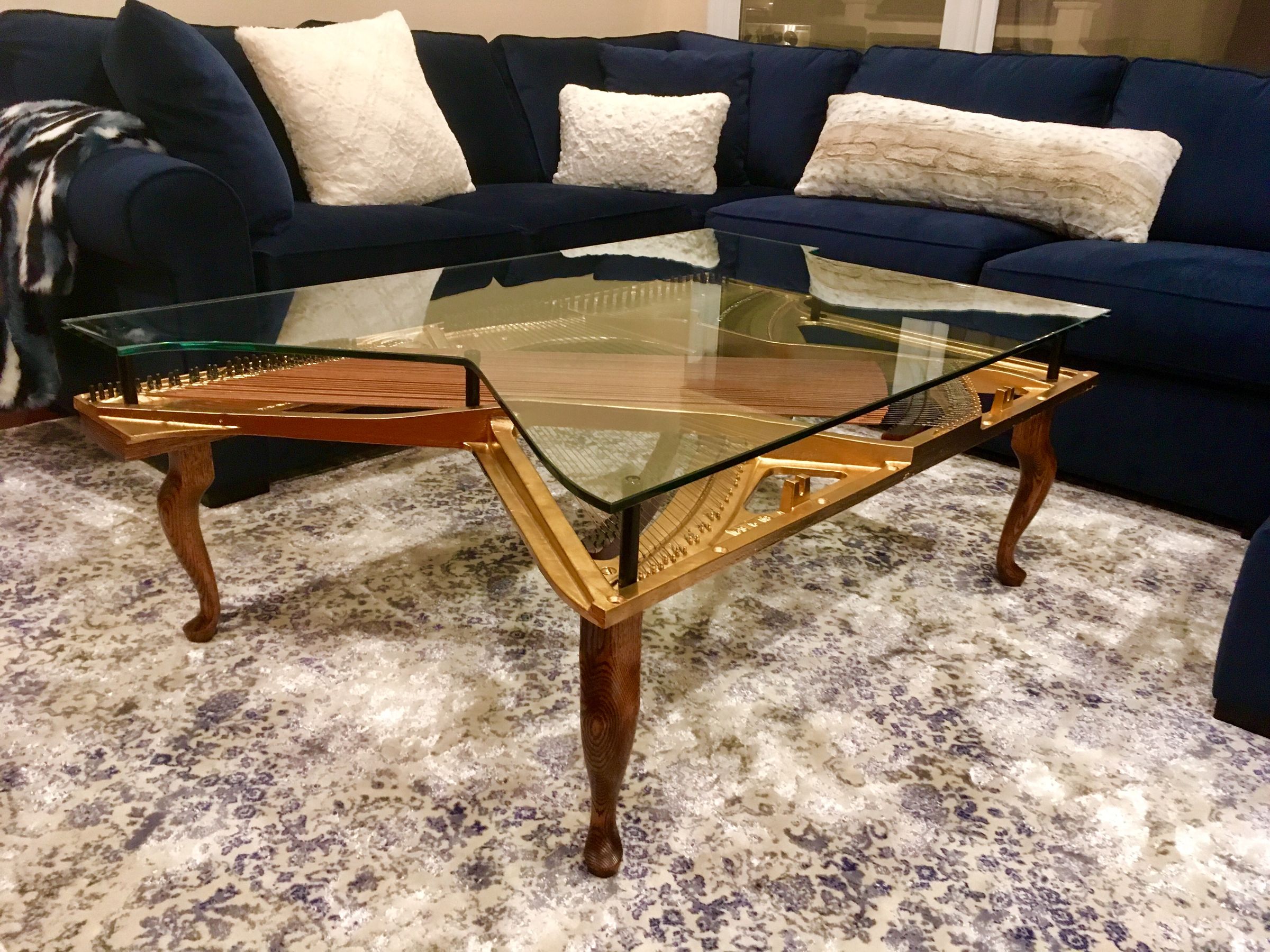 Piano Harp Coffee Table : 7 Steps (with Pictures) - Instructables