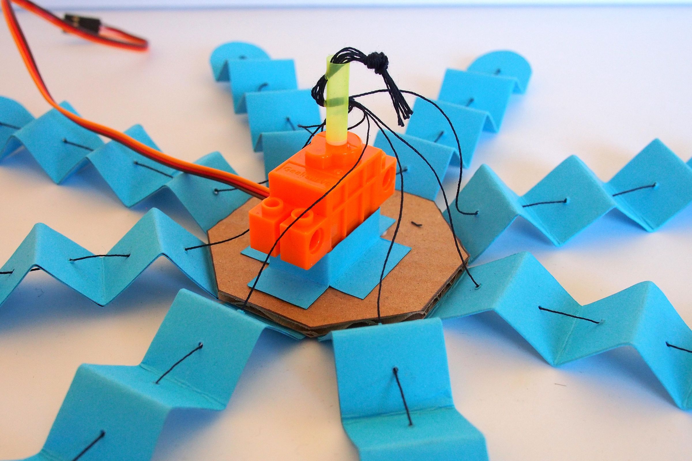 Robotic Paper Octopus (with Micro:bit) : 24 Steps (with Pictures ...