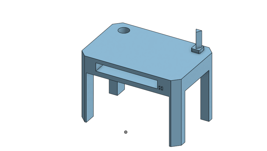 Design for DIY 3-D Printed Miniature Desk and Lamp : 9 Steps ...