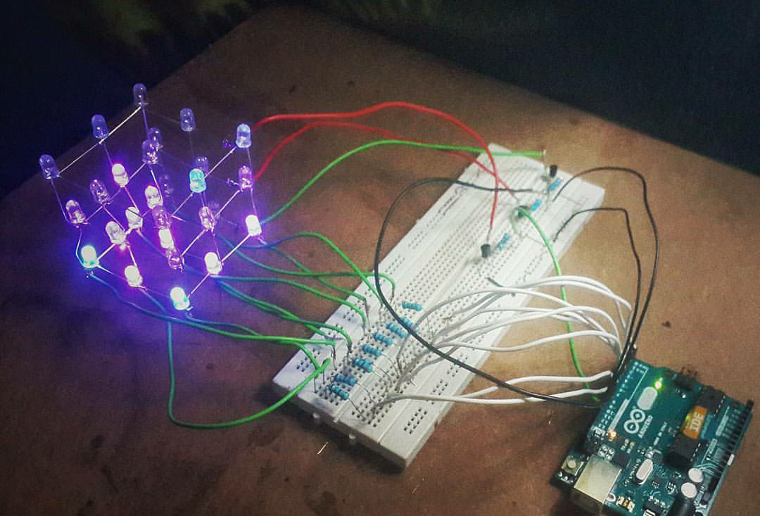 PORTABLE CUBE LED 3X3X3 : 5 Steps (with Pictures) - Instructables