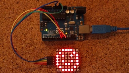 Arduino Max7219 Led Matrix Display Tutorial 4 Steps Instructables