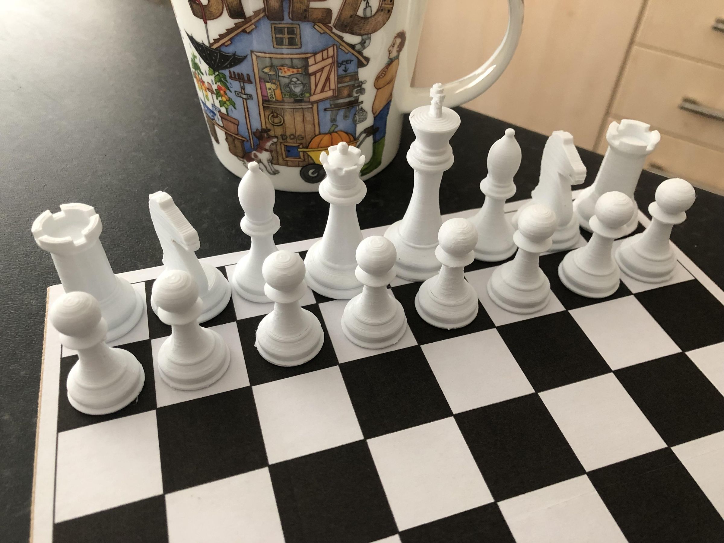 Chess Pieces 3D Printed Designed With Fusion 360 : 4 Steps (with ...