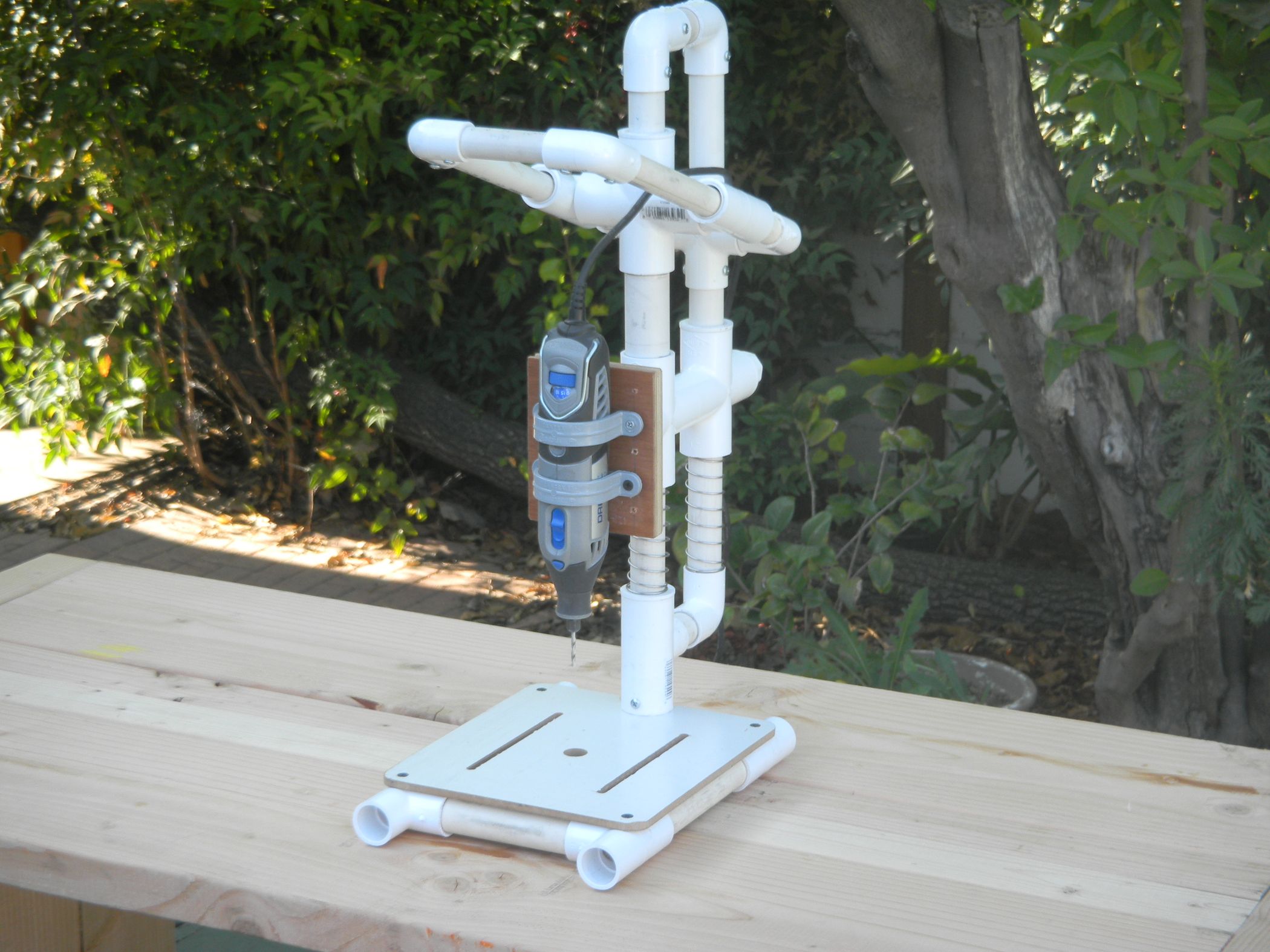 PVC Dremel Drill Press : 9 Steps (with Pictures) - Instructables