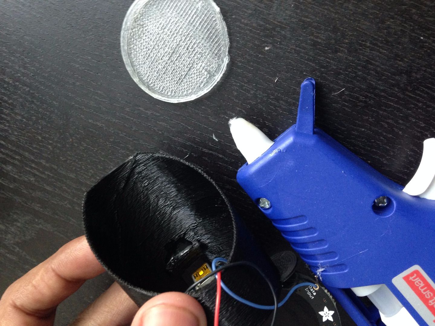 3D Printed - Fancy Hot Glue Stick Holder Lamp : 7 Steps - Instructables