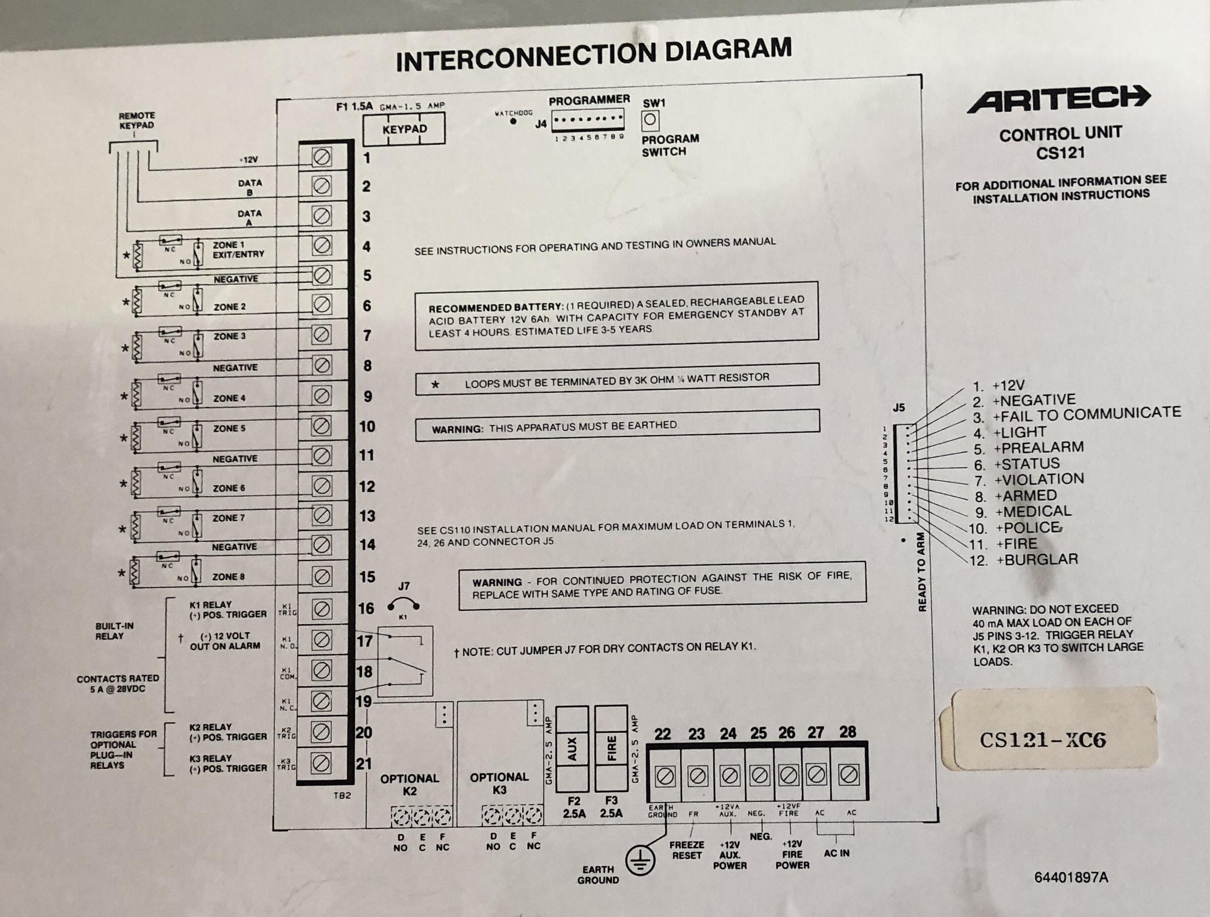 House Alarm Internet Dialer for Aritech With Arduino : 6 Steps ...