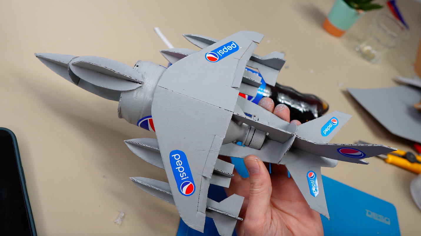 Turn a Pepsi Bottle Into a Harrier Jet! : 4 Steps (with Pictures ...