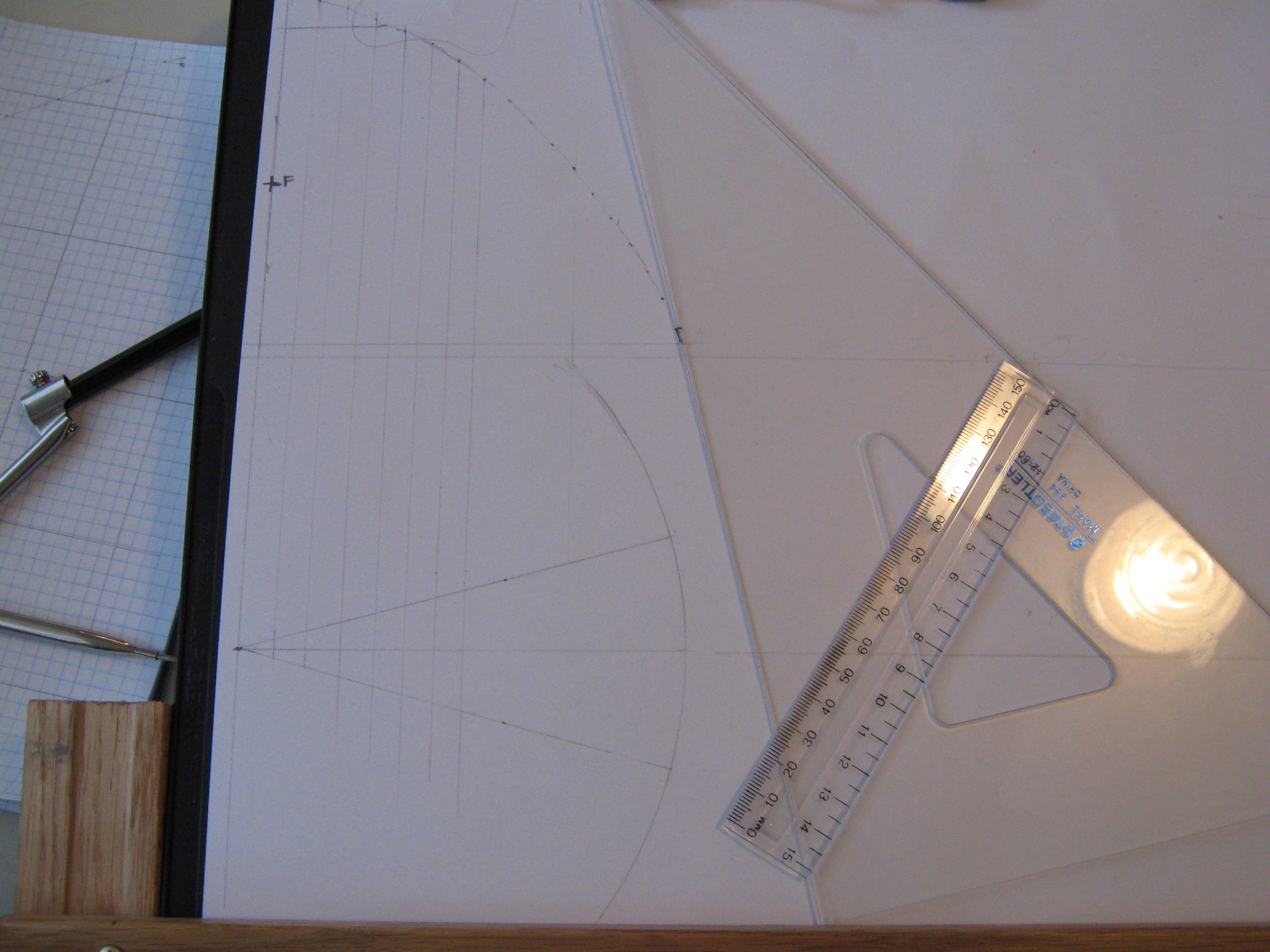 "Compound" Parabolic Solar Cooker, Make a Template With Technical ...