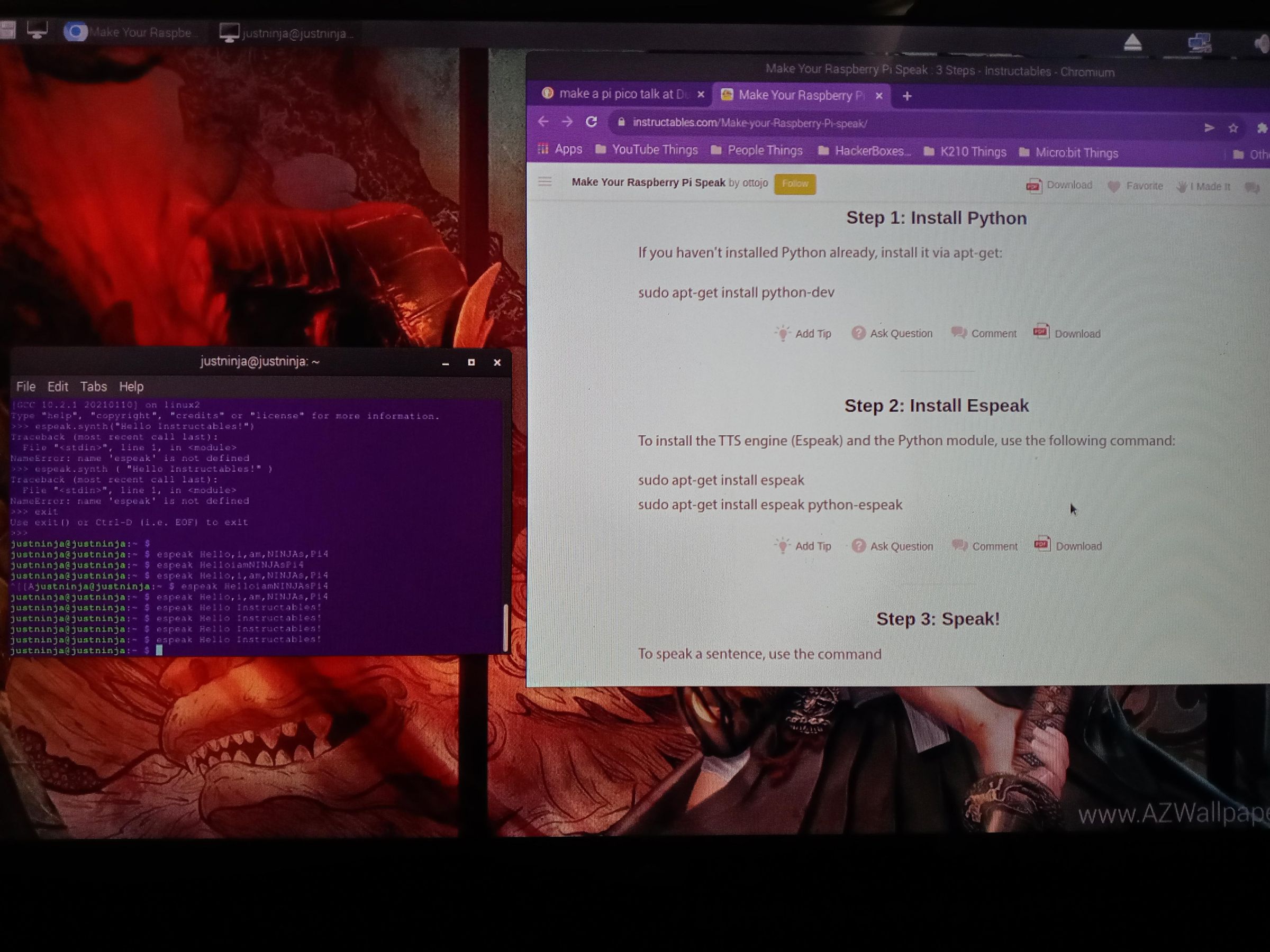 Make Your Raspberry Pi Speak : 3 Steps - Instructables