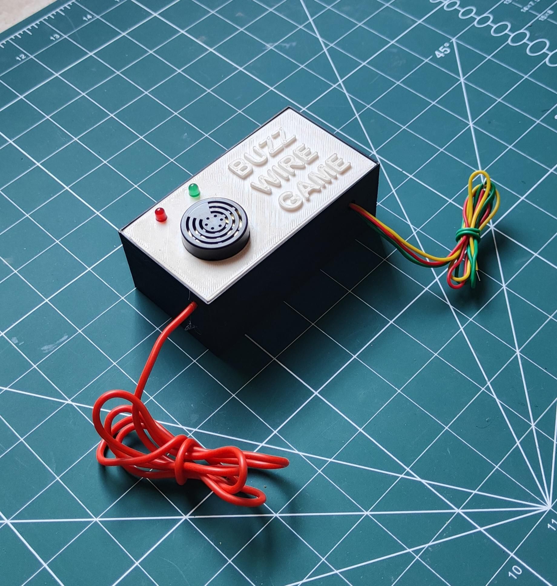 DIY Arduino Controlled Buzz Wire Game : 19 Steps (with Pictures ...
