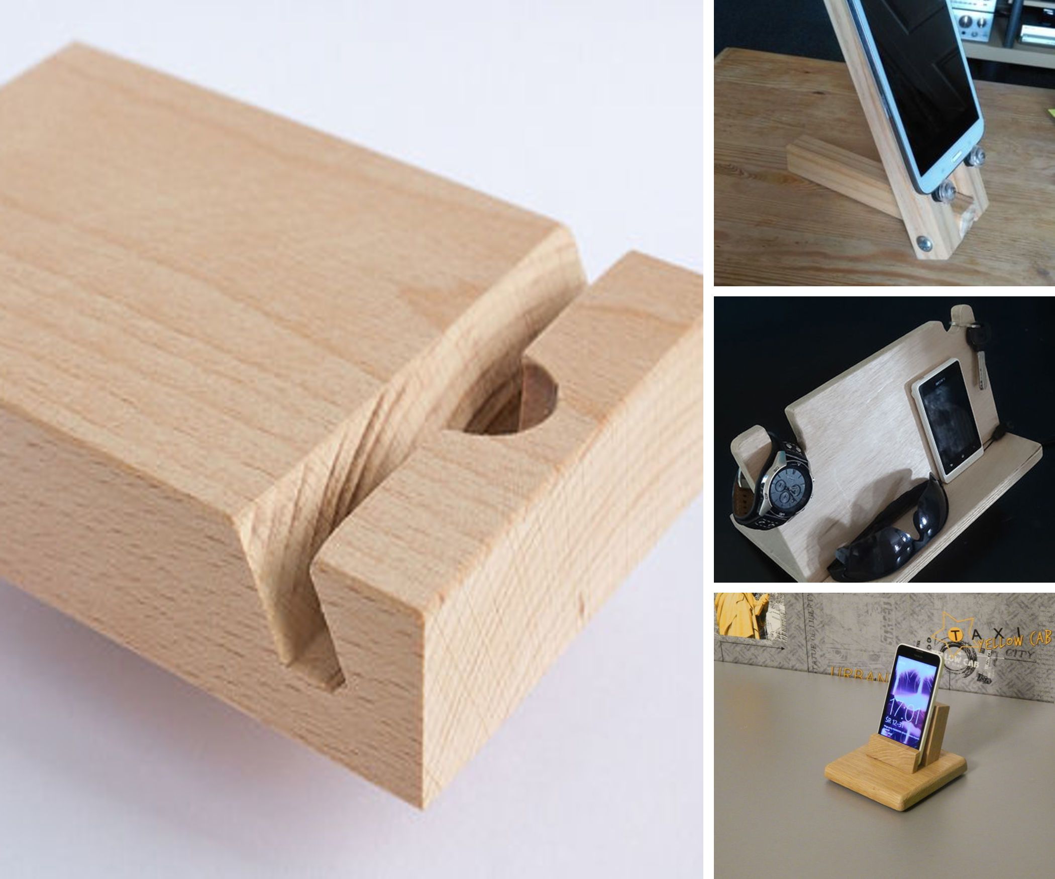 Wooden Phone Dock - Instructables