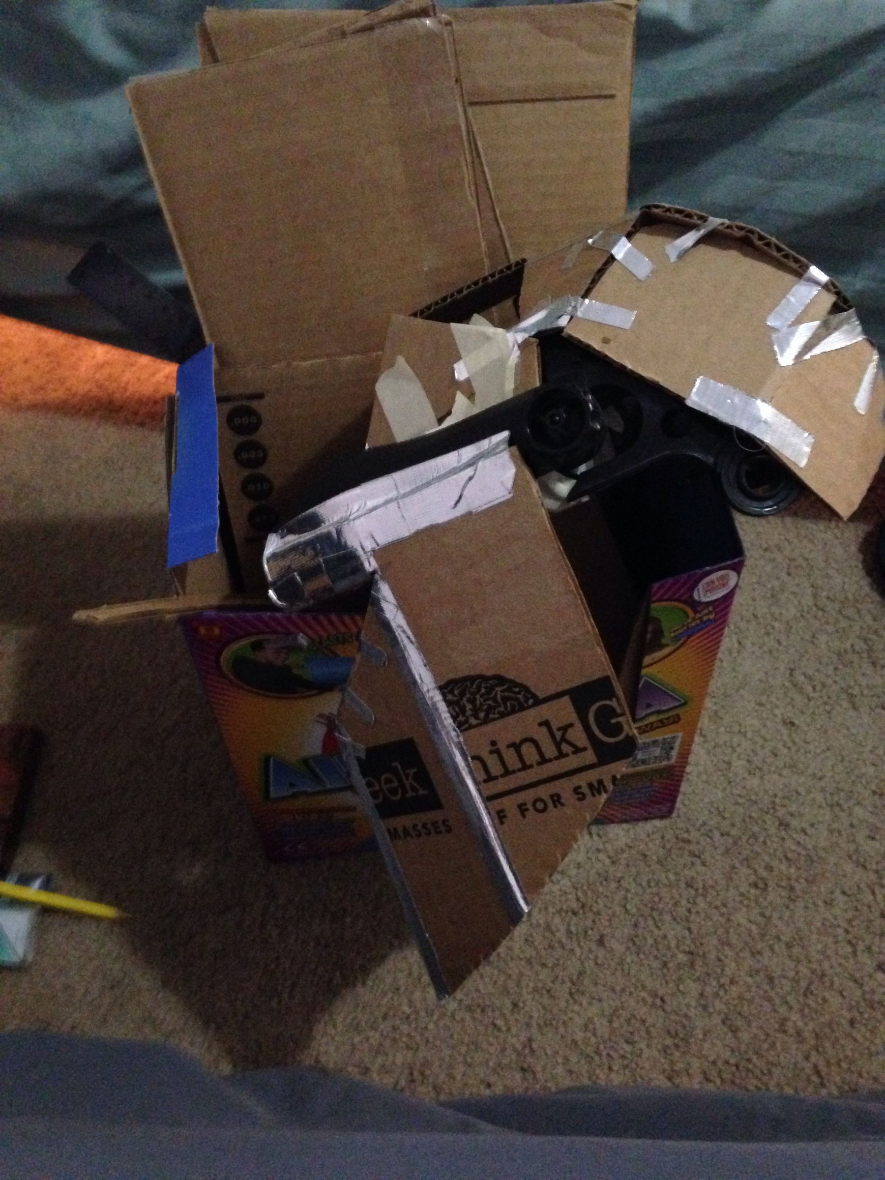 10 Easy Steps to a Cardboard Helmet : 10 Steps - Instructables