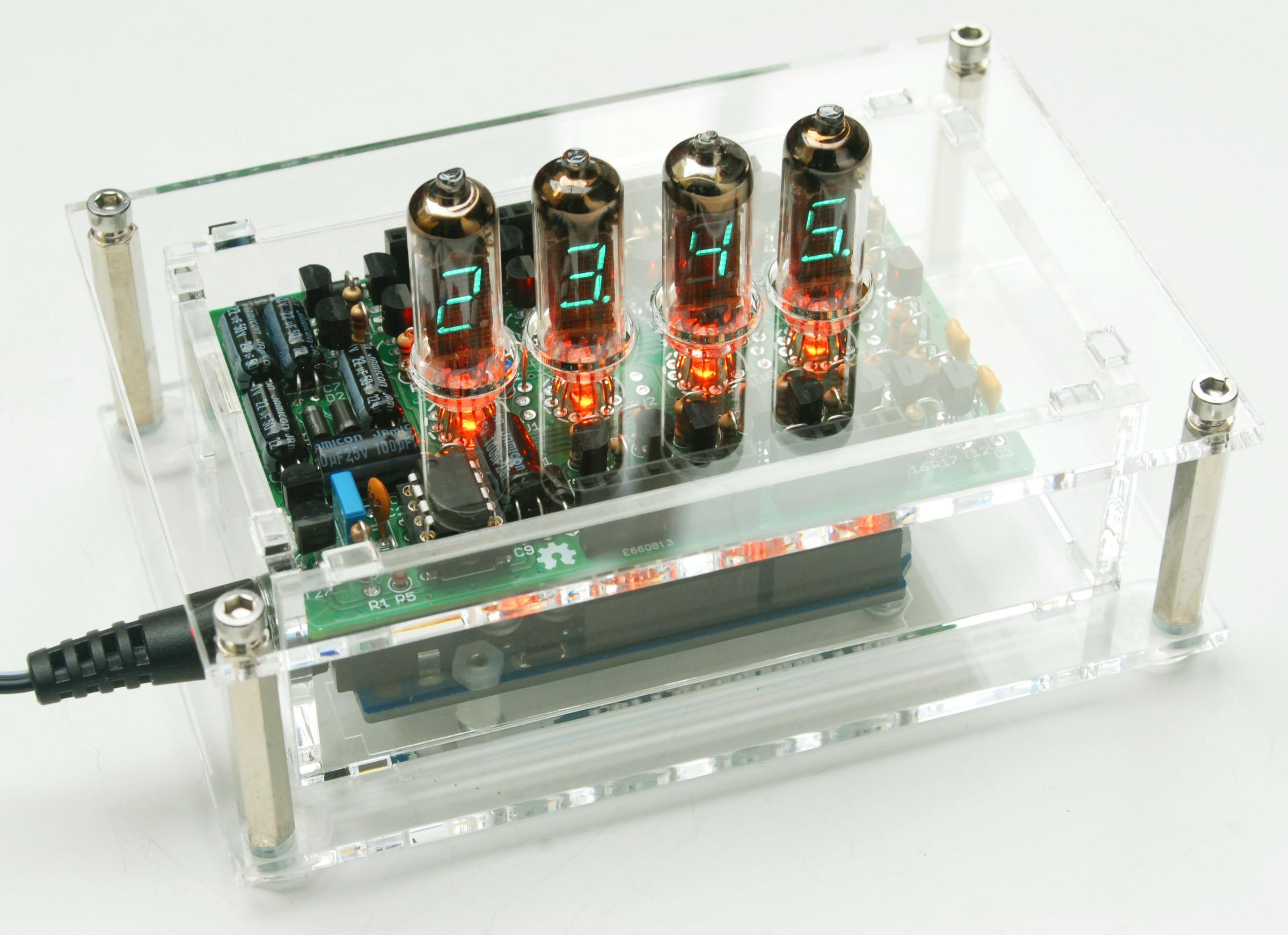 Shield for Arduino From Old Russian VFD Tubes: Clock, Thermometer, Volt ...