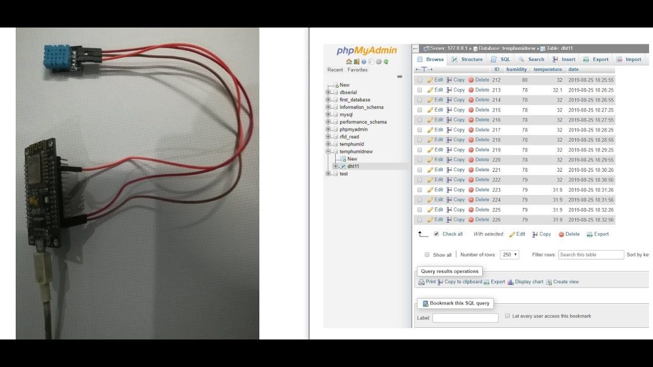 How to Send DHT11 Data to MySQL Server Using NodeMCU : 6 Steps - Instructables