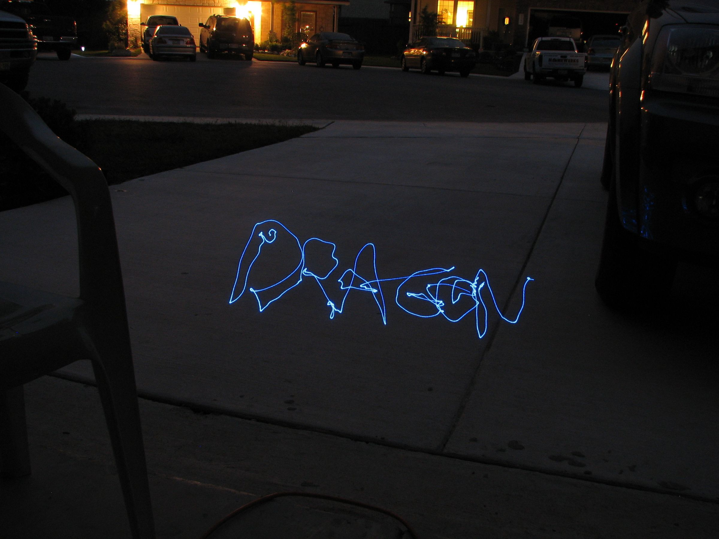 How to Write With a Blue or Green Laser Pointer and Take Photos : 3 ...