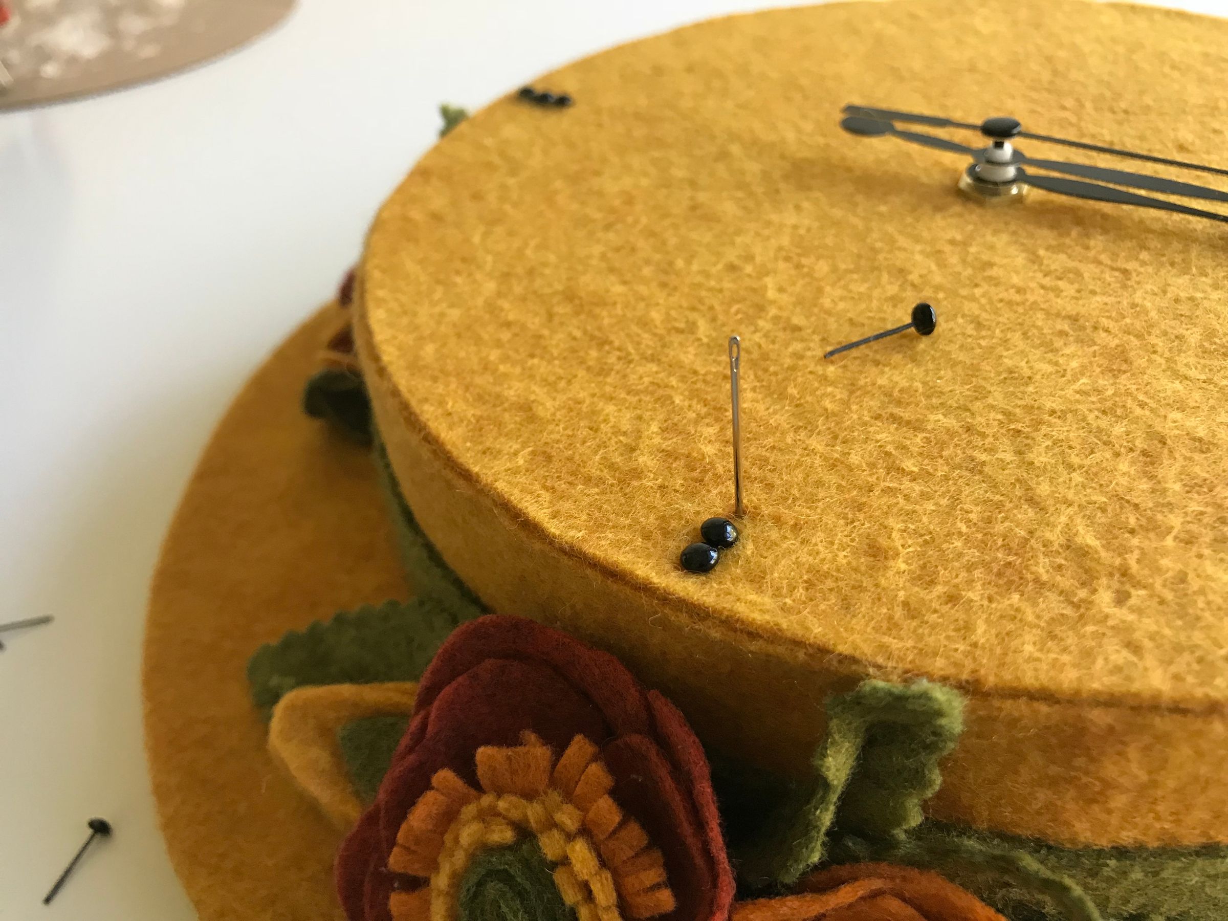 Felt Hat Clock : 8 Steps (with Pictures) - Instructables