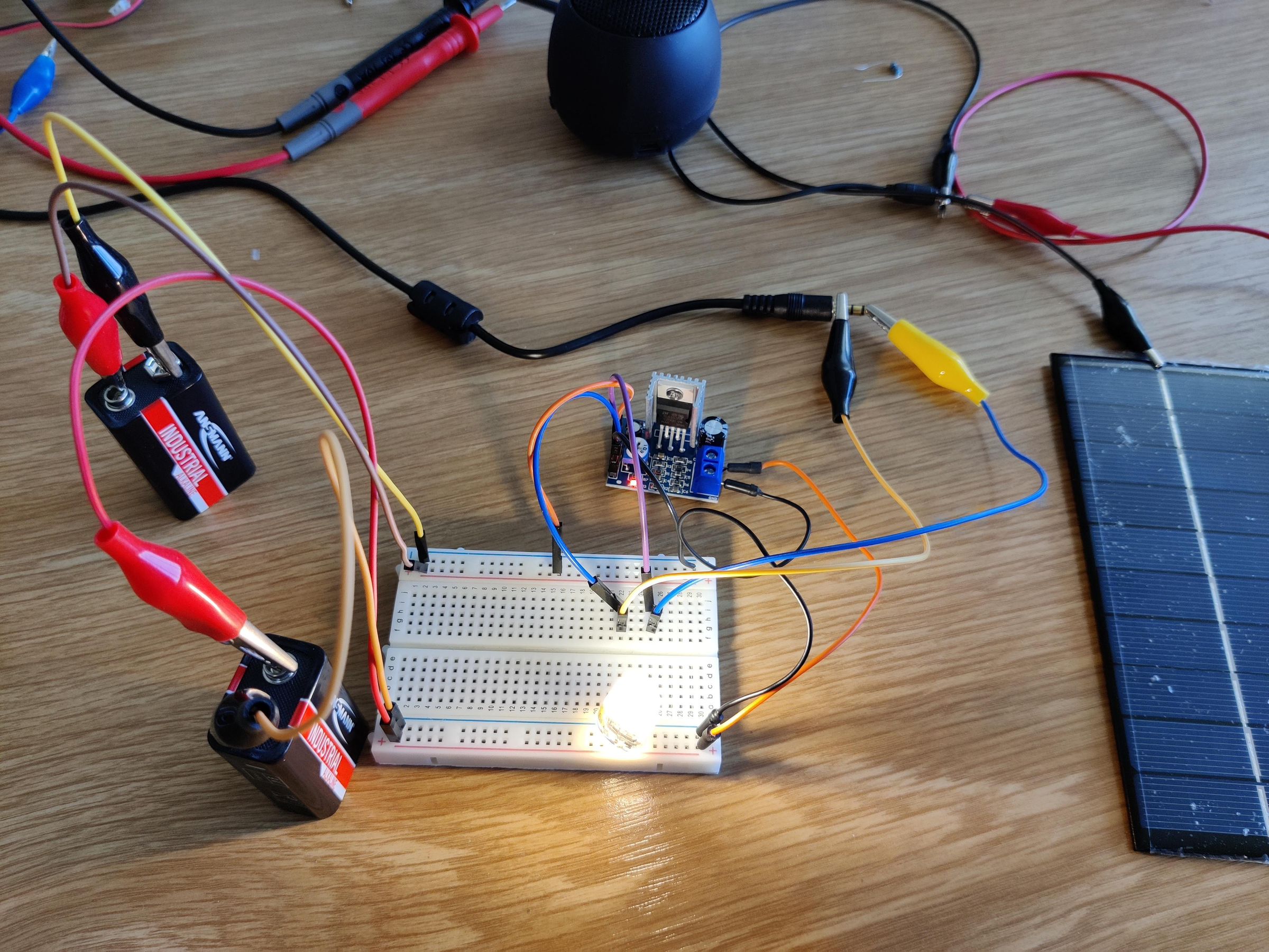 Using a Solar Panel to See Sound and Hear Light : 11 Steps (with ...