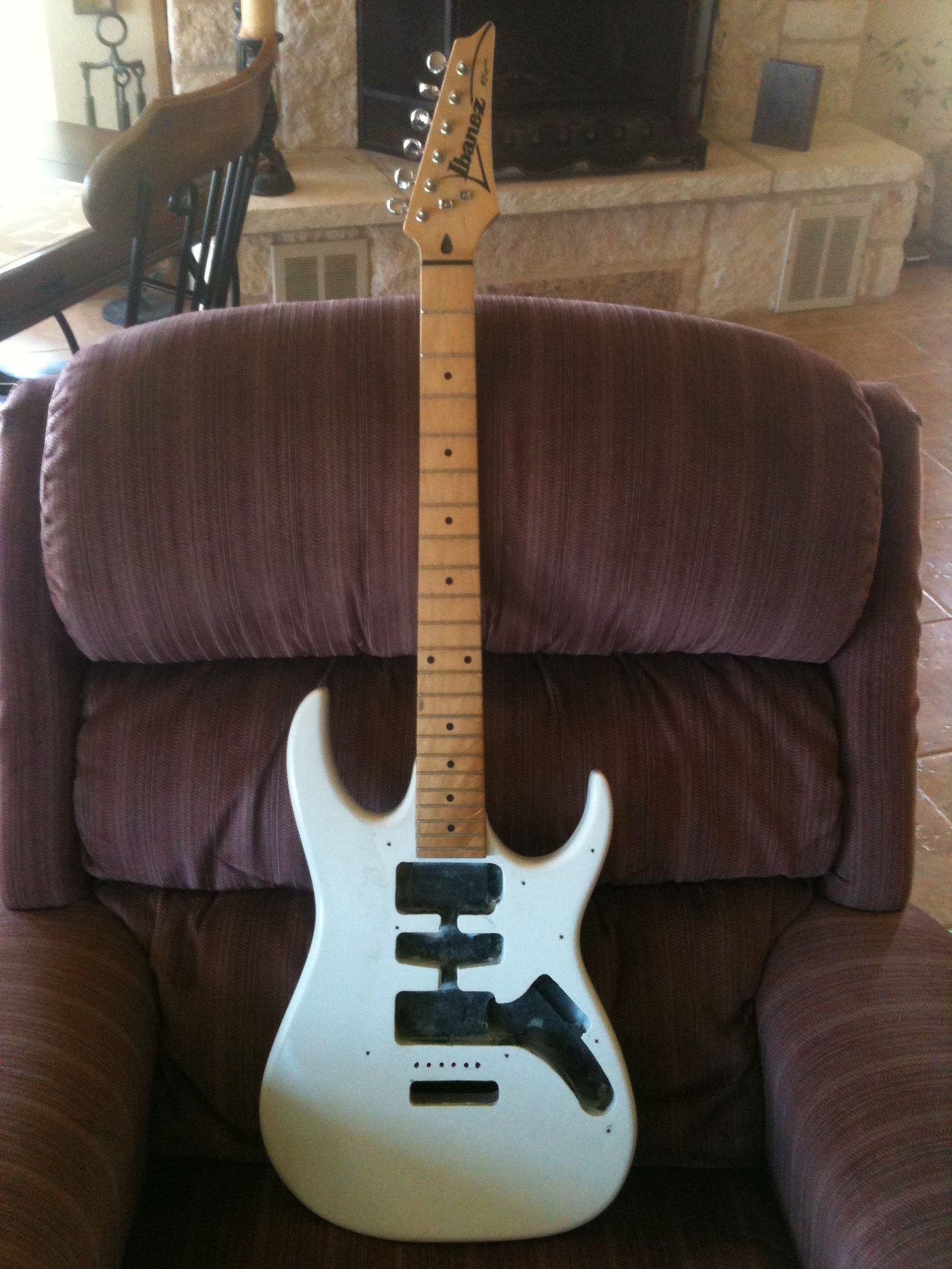 My Guitar That I Stripped, Sanded, and Stained - Instructables