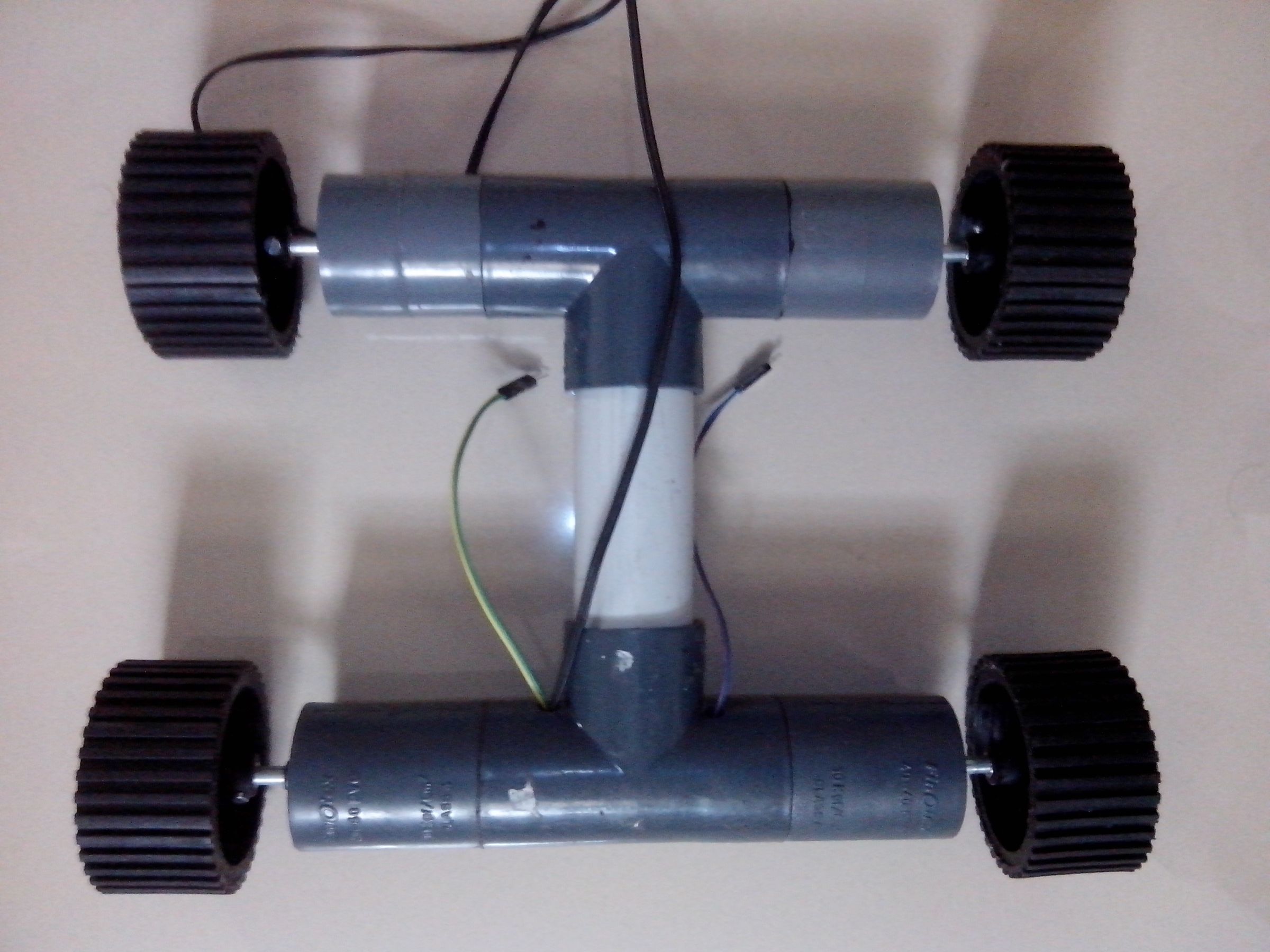 CUSTOM BUILD 4WD BLUETOOTH RC ROBOT USING PVC : 5 Steps (with Pictures ...