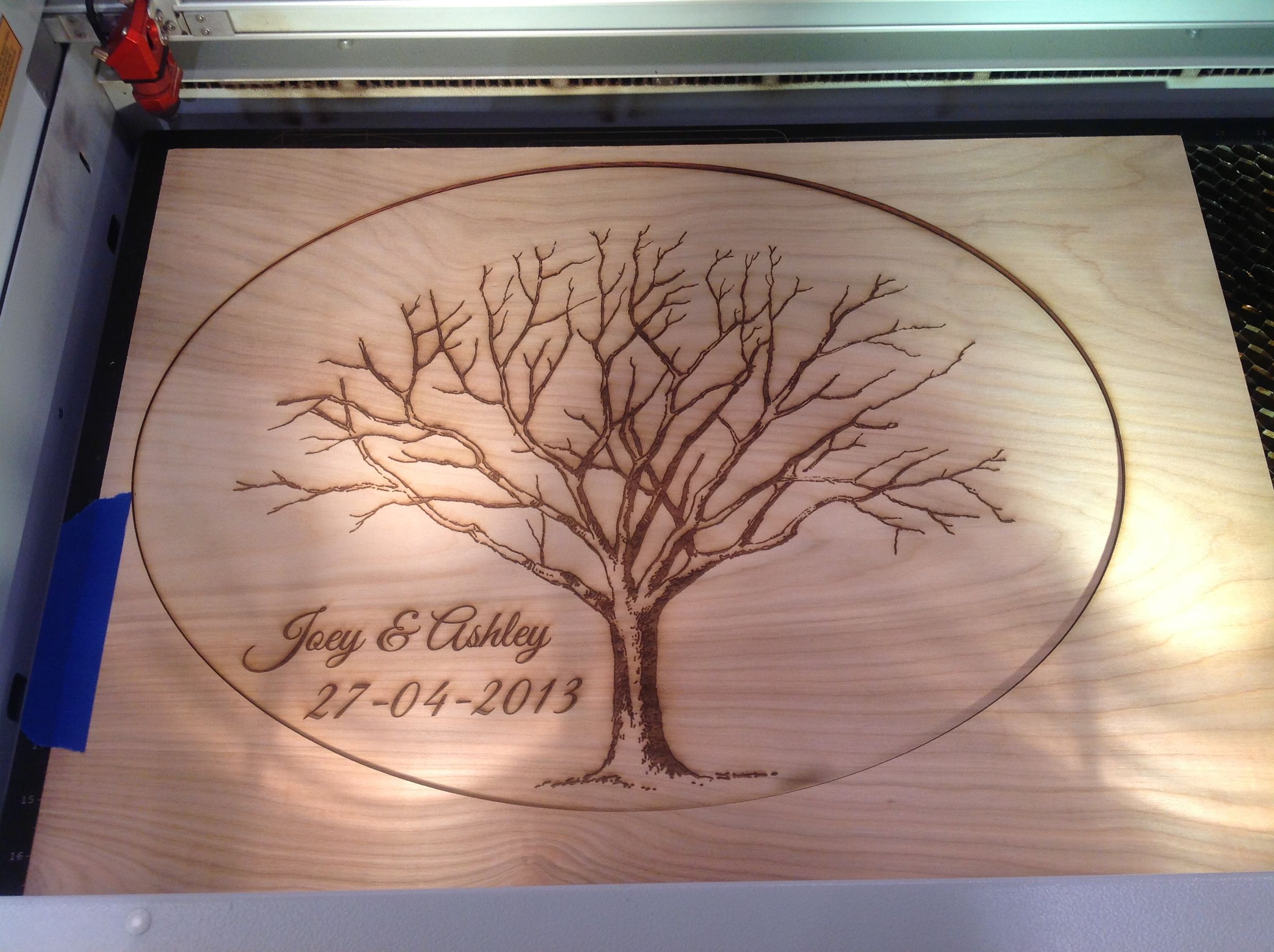 How to Create a Thumbprint Tree on a Laser Cutter : 4 Steps - Instructables
