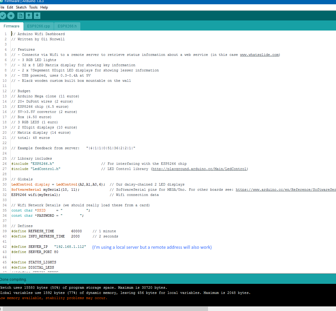 Arduino Live Wifi Web Scoreboard : 9 Steps (with Pictures) - Instructables