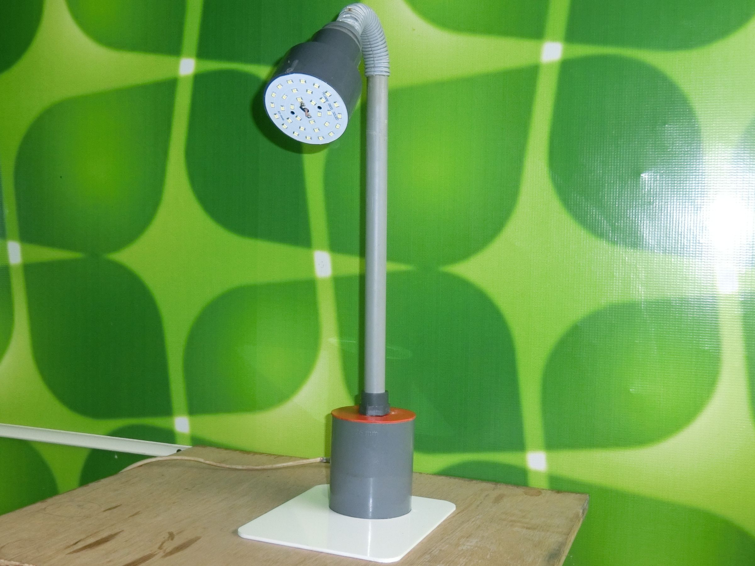LED Table Lamp Using PVC : 6 Steps - Instructables